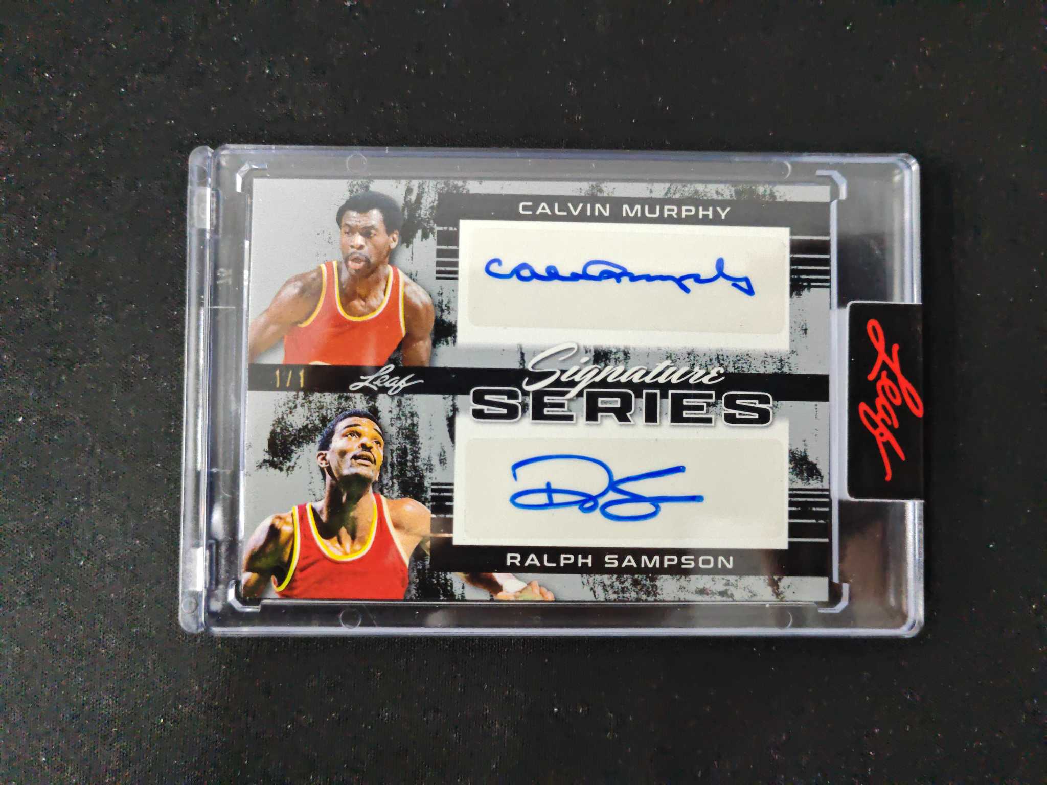 2022-23 Leaf Signature Series Calvin Murphy SC球星卡 火箭 凯尔文墨菲 拉尔夫桑普森 双签 签字 ...