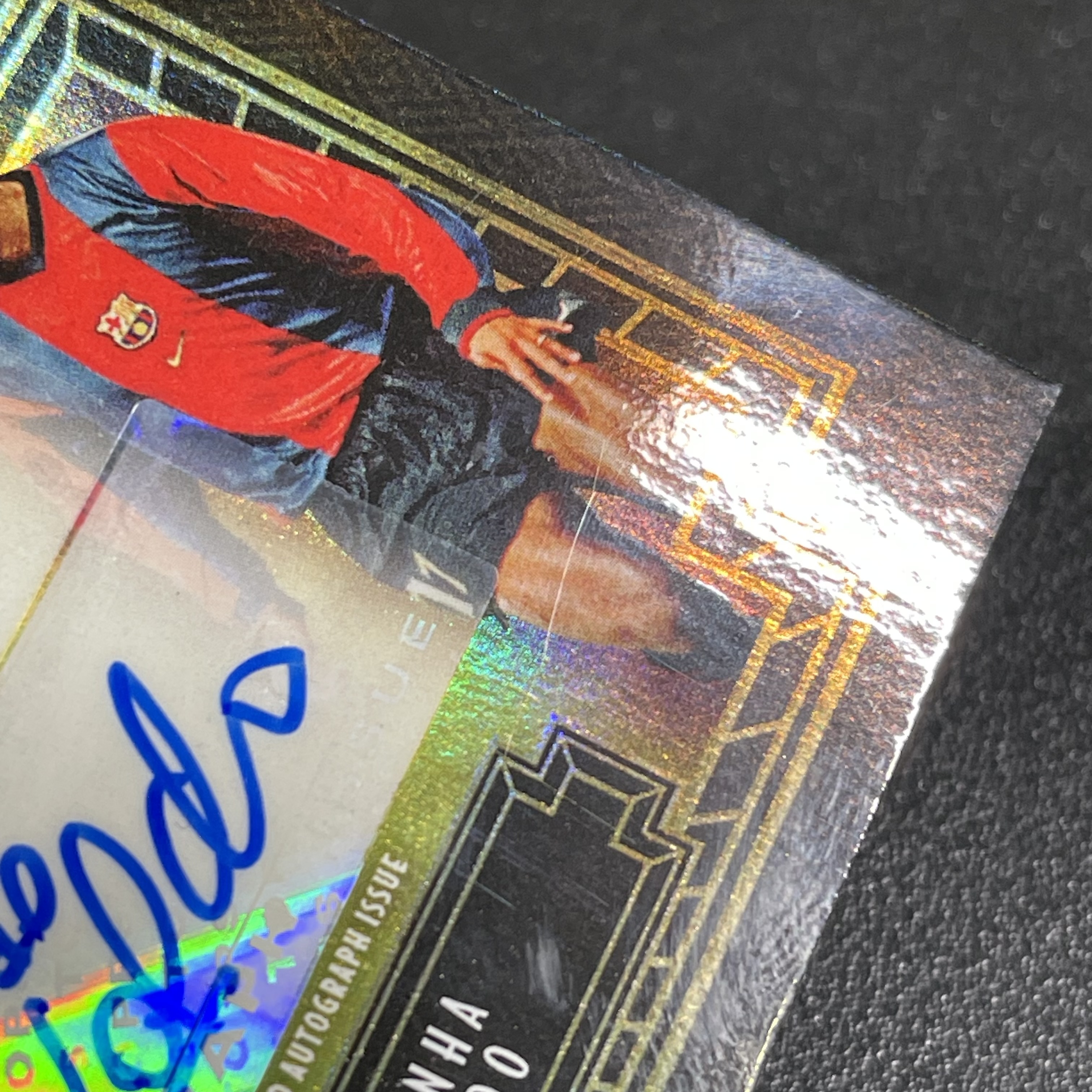 【FCB拍卖】2023-24 TOPPS DECO RAPHINHA 拉菲尼亚 里瓦尔多 签字 双签 1编 1/1 一编 金折 巴萨 巴塞罗那 ...