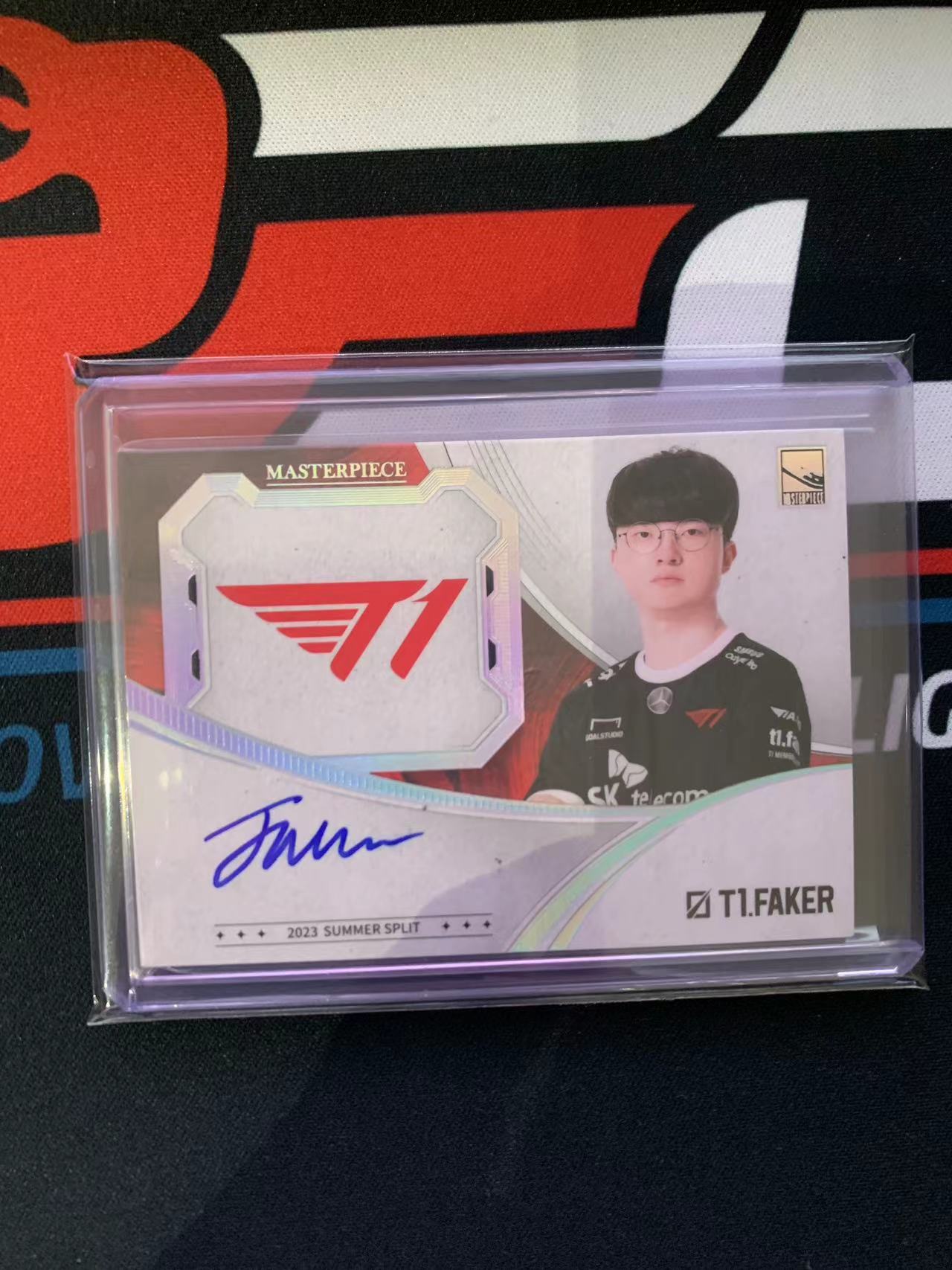 2023 Buffun LCK Faker 不凡玩品 杰作MASTERPIECE系列选手卡 战队logo单人签字卡 T1-FAKER 飞科 1编1 【哒咩】【RED代拍】 卡淘