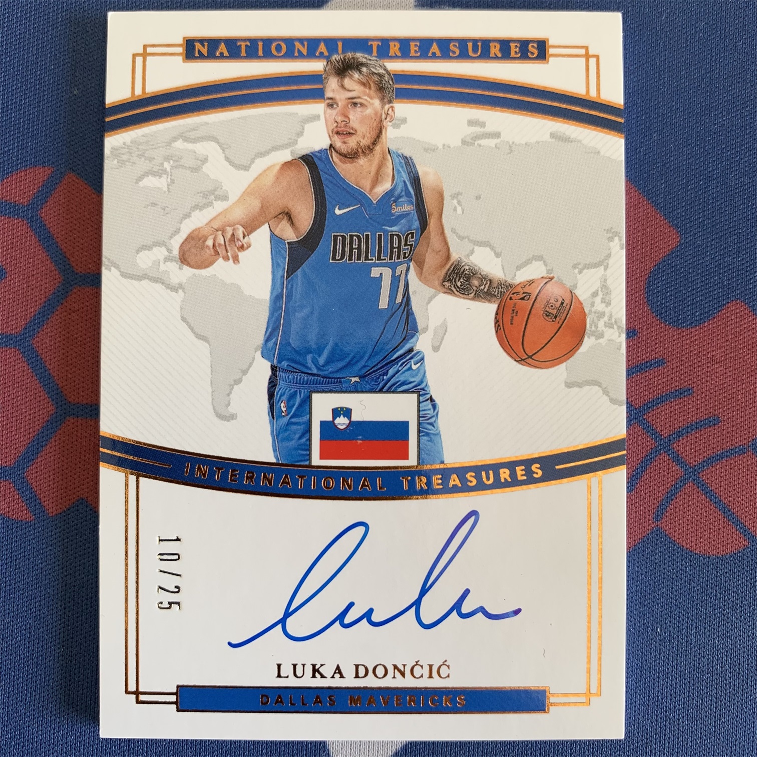 2018-19 Panini National Treasures Luka Doncic 【海宝】国宝 独行侠 小牛 新秀RC 卢卡东契奇 ...