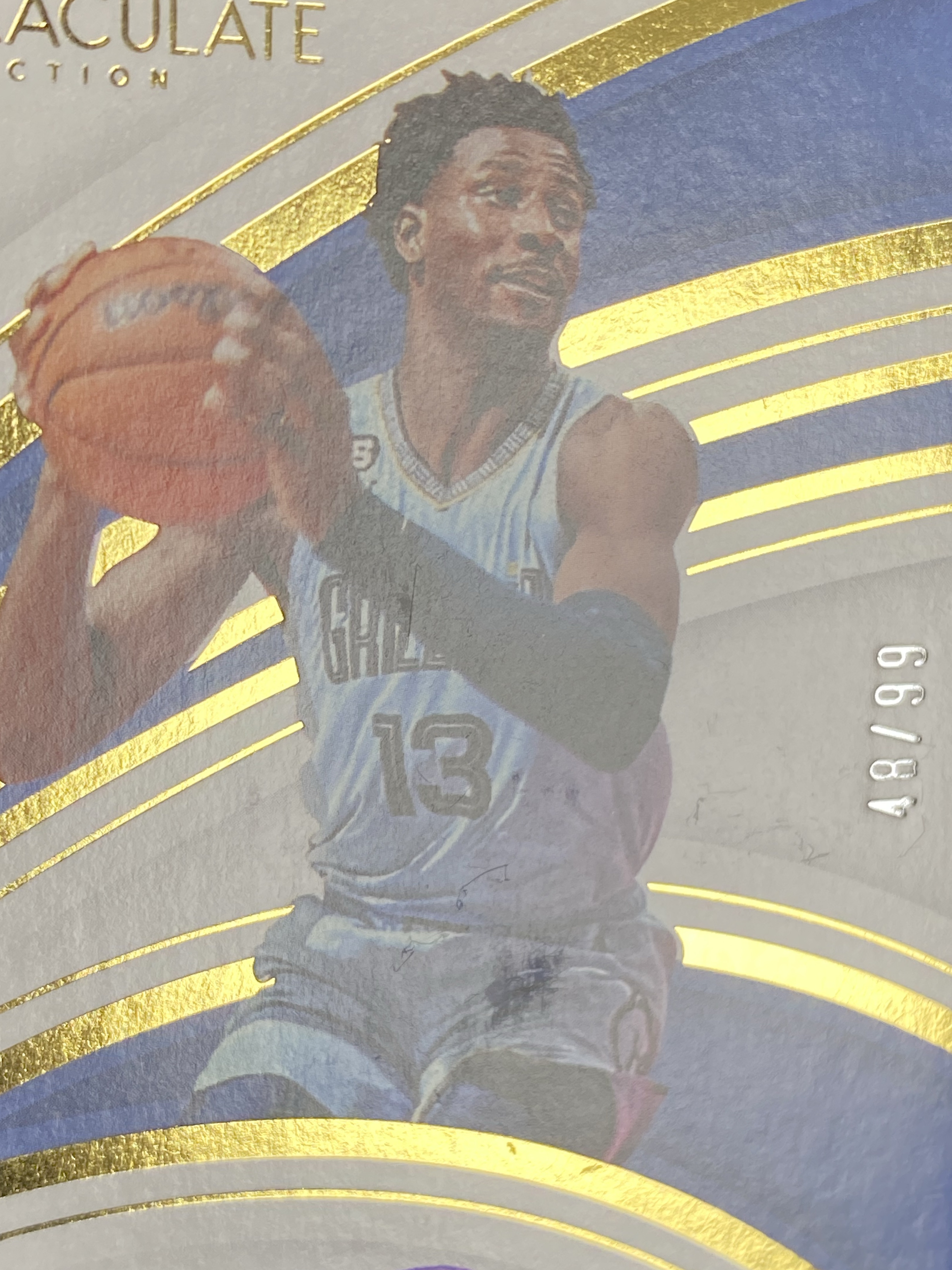 2022-23 Panini IMM Jaren Jackson Jr. 爱咪咪 灰熊 小贾伦 杰克逊 JJJ /99编 卡签 签字 签名 专 ...
