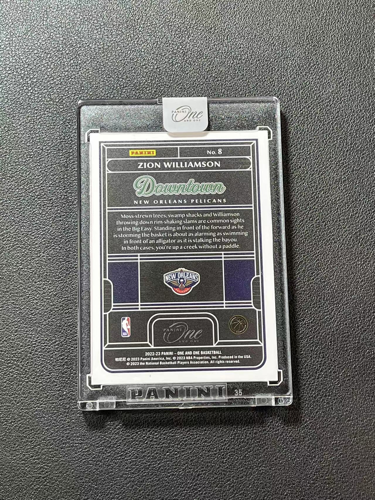 【超新星精品】2022-23 Panini One and One Zion Williamson 鹈鹕 锡安 胖虎 宰恩 downtown ...