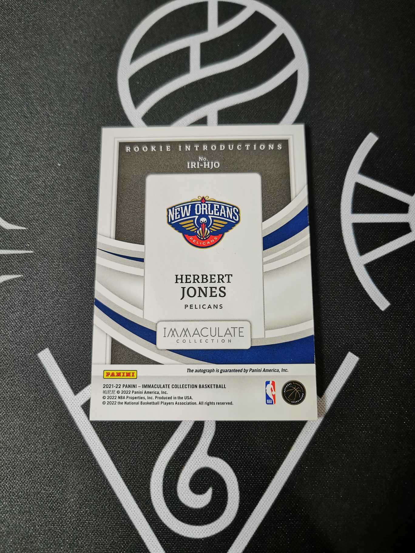 2021-22 Panini Immaculate Herbert Jones RC 赫伯特 琼斯 imm 介绍 签字 卡签 新秀 RC 鹈鹕 ...
