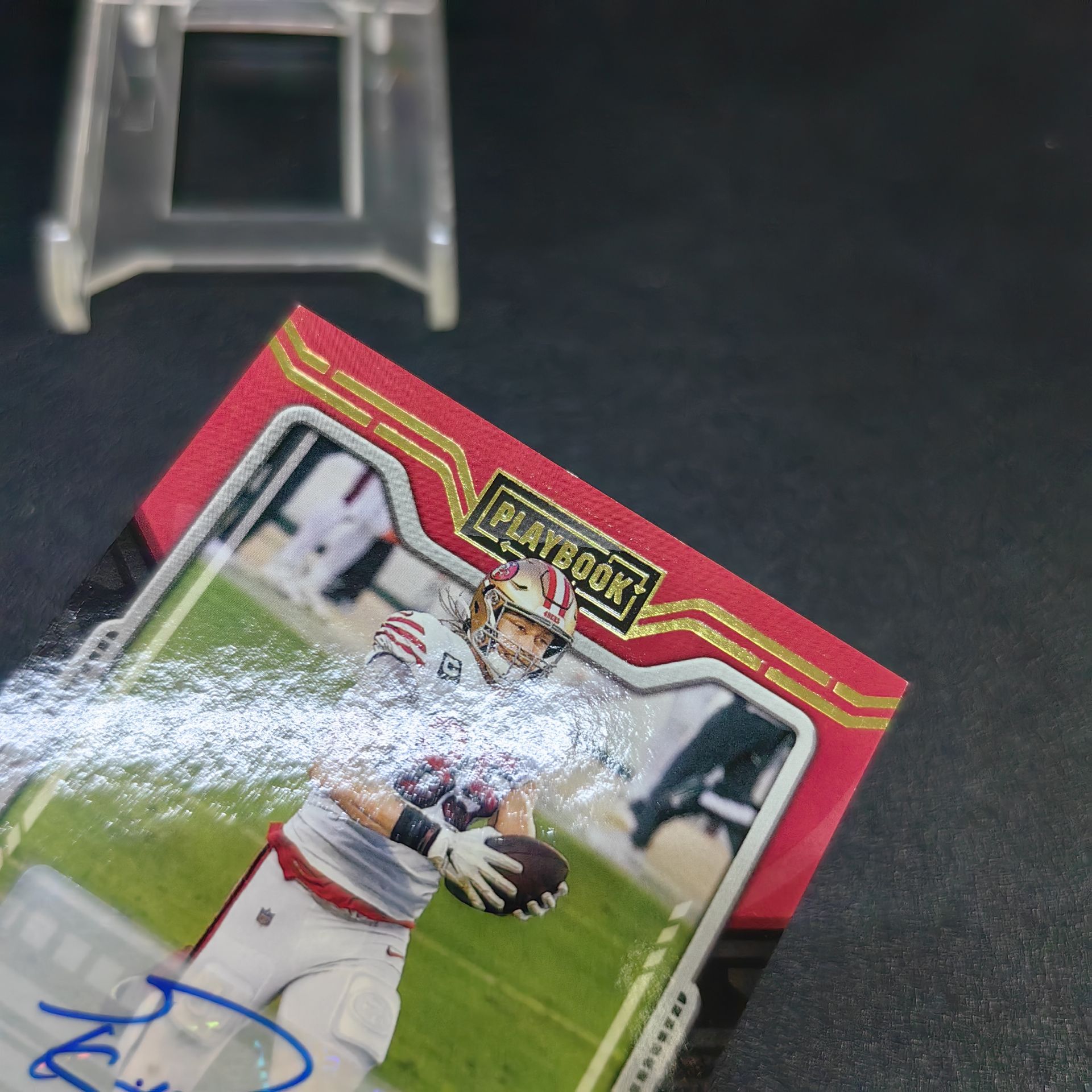 【浩行拍卖 截标预付82%】2021 panini playbook George Kittle 旧金山49人 乔治 基特尔 签字 9/25编 ...