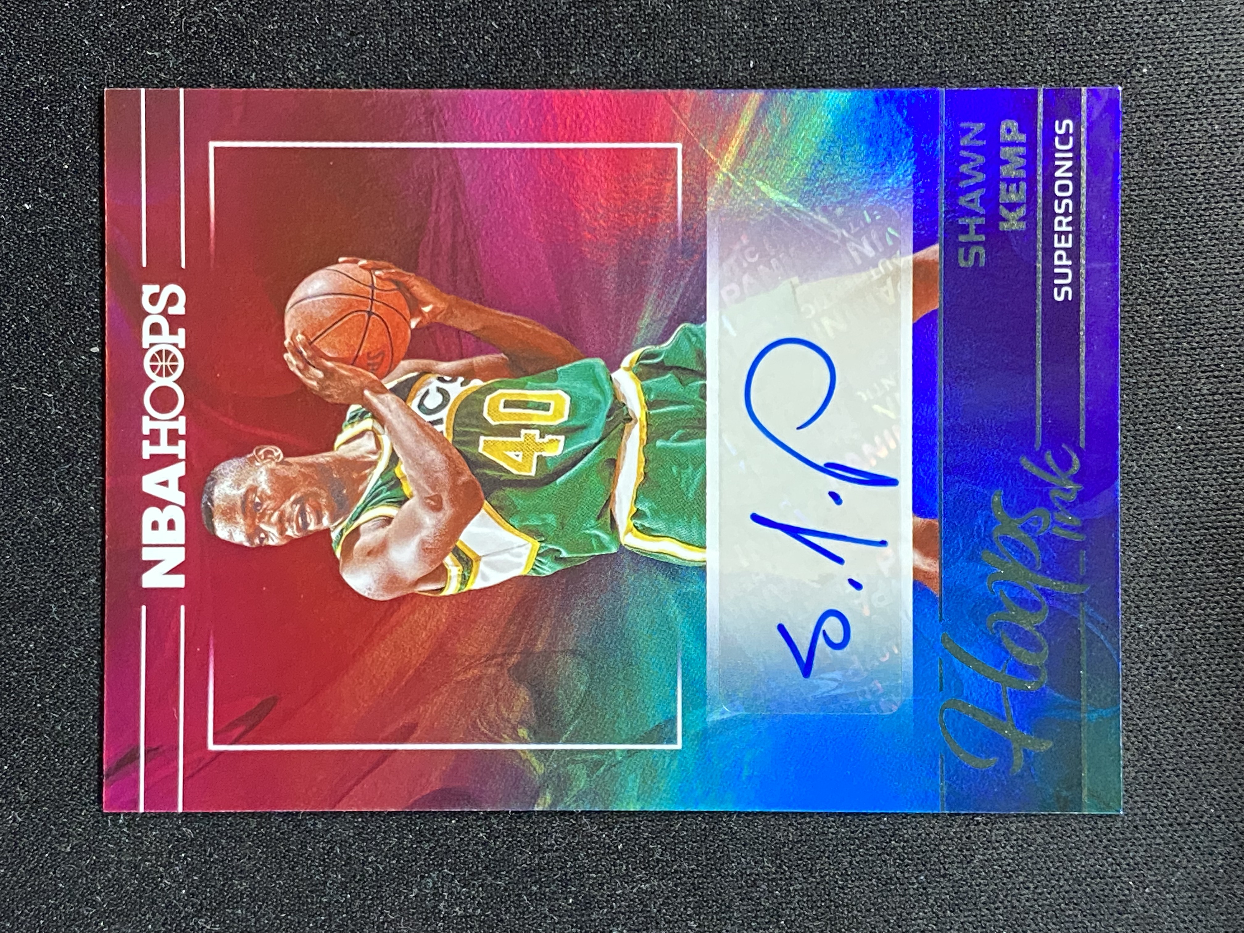 2024-25 Panini Hoops Shawn Kemp 超音速 肖恩 坎普 雨人 银折 折射 INK签 签字 签名 专收必备 卡品如图 ...