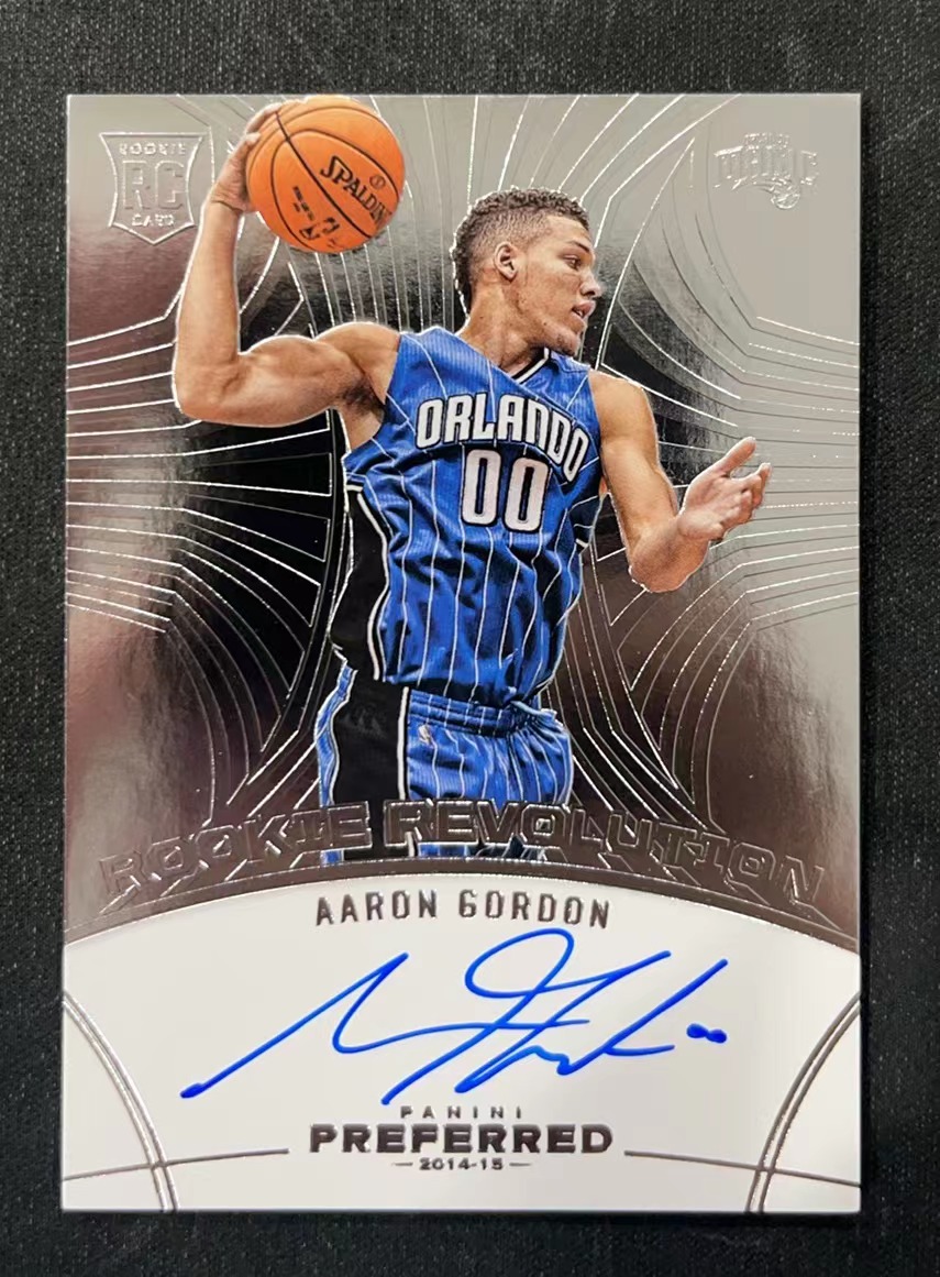 2014-15 Panini Preferred Aaron Gordon 【长安代卖】魔术 新秀RC 阿隆戈登 新秀签字 ...