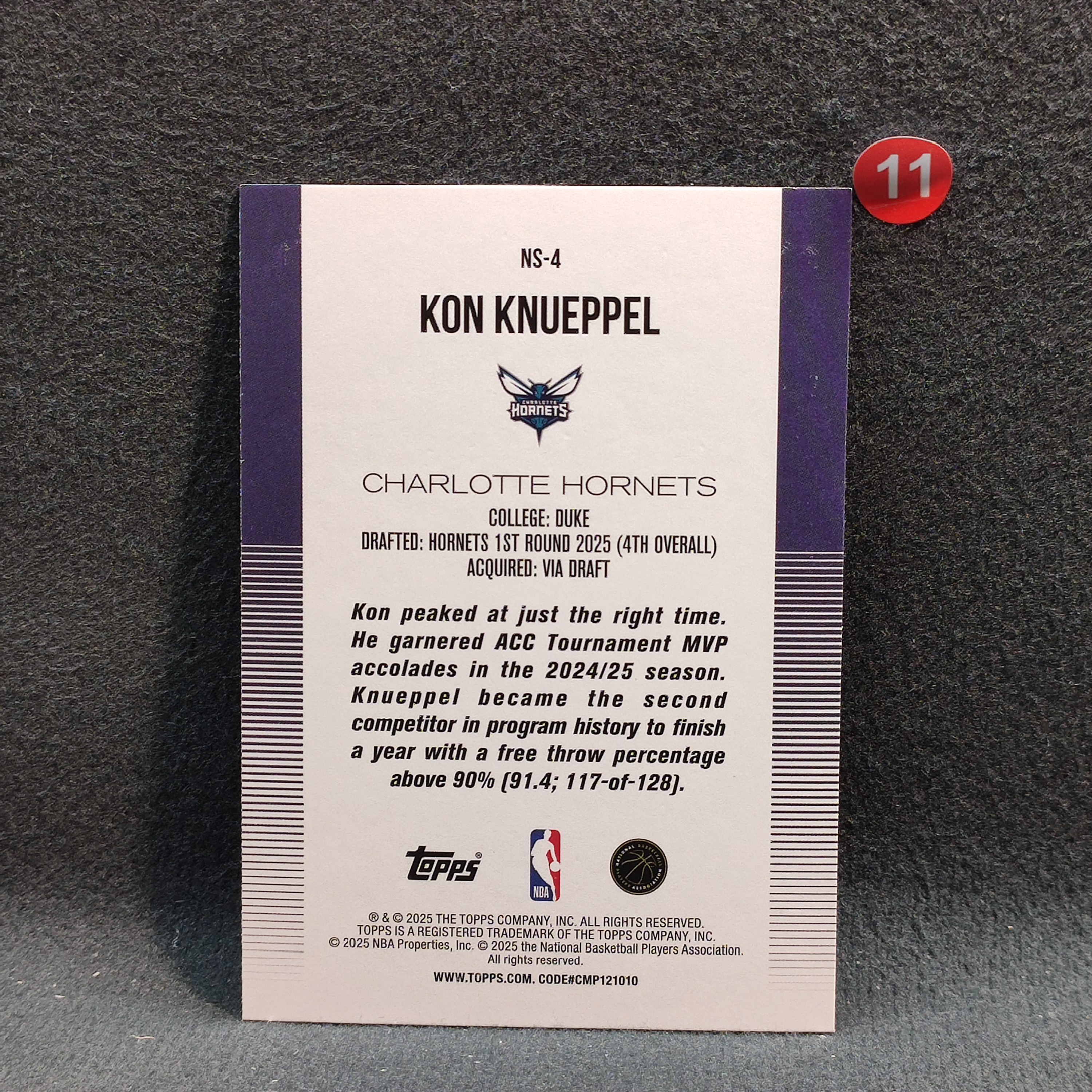【大腿代卖】Kon Knuppel 康克努佩尔 2025 Topps Flagship RC新秀 /99编带编限量 New School特卡 ...