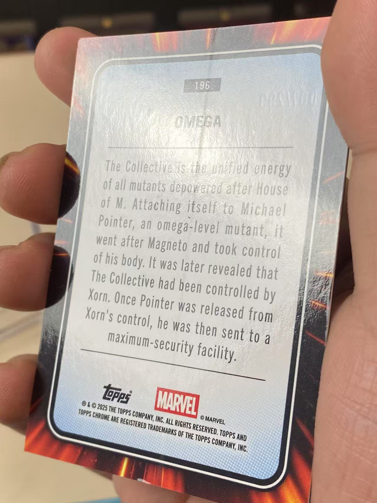 2025 Topps Marvel (MCU) Chrome 漫威 TC 蓝折 限编082/299 红色欧米茄 收藏专收 卡品细节图三四 ...