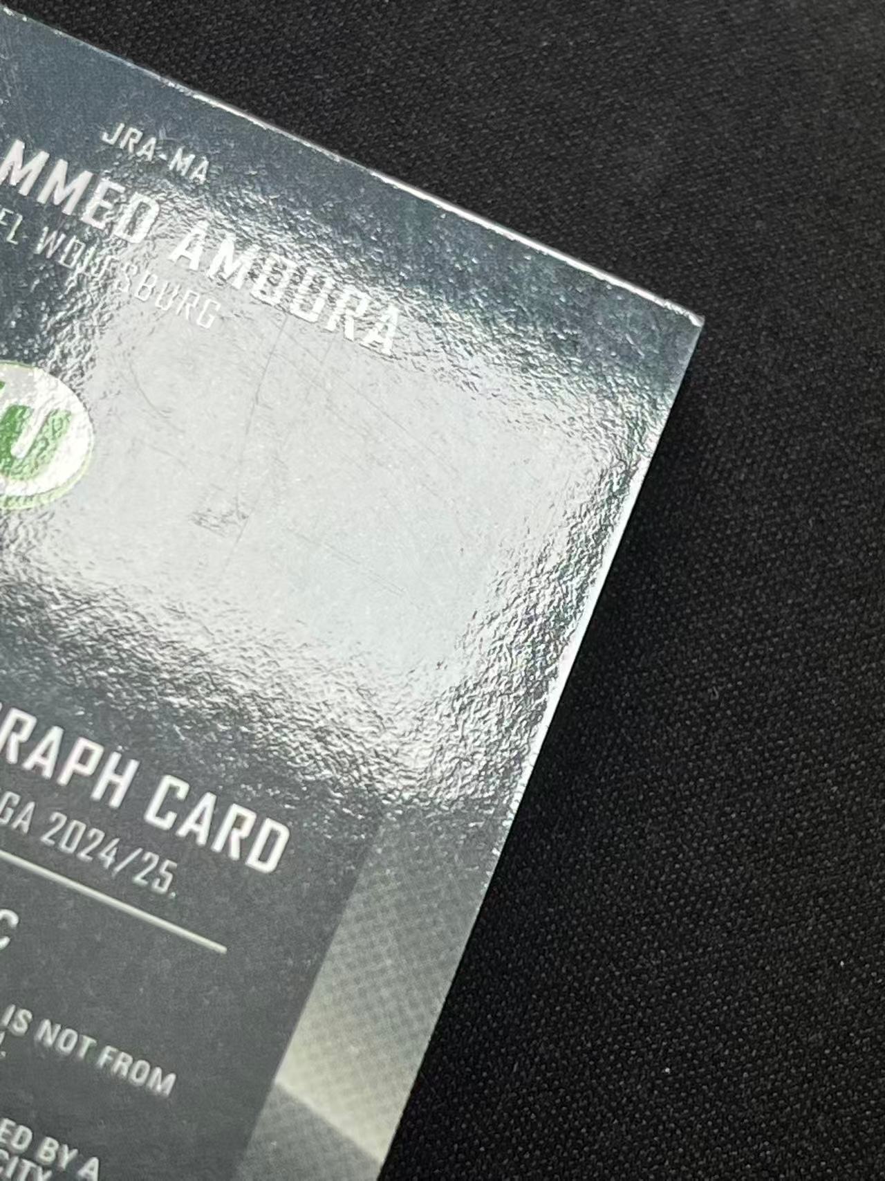 【长安代卖 截标预付80%】2024-25 Topps Midnight 德甲午夜 沃尔夫斯堡 新秀RC Mohammed Amoura ...