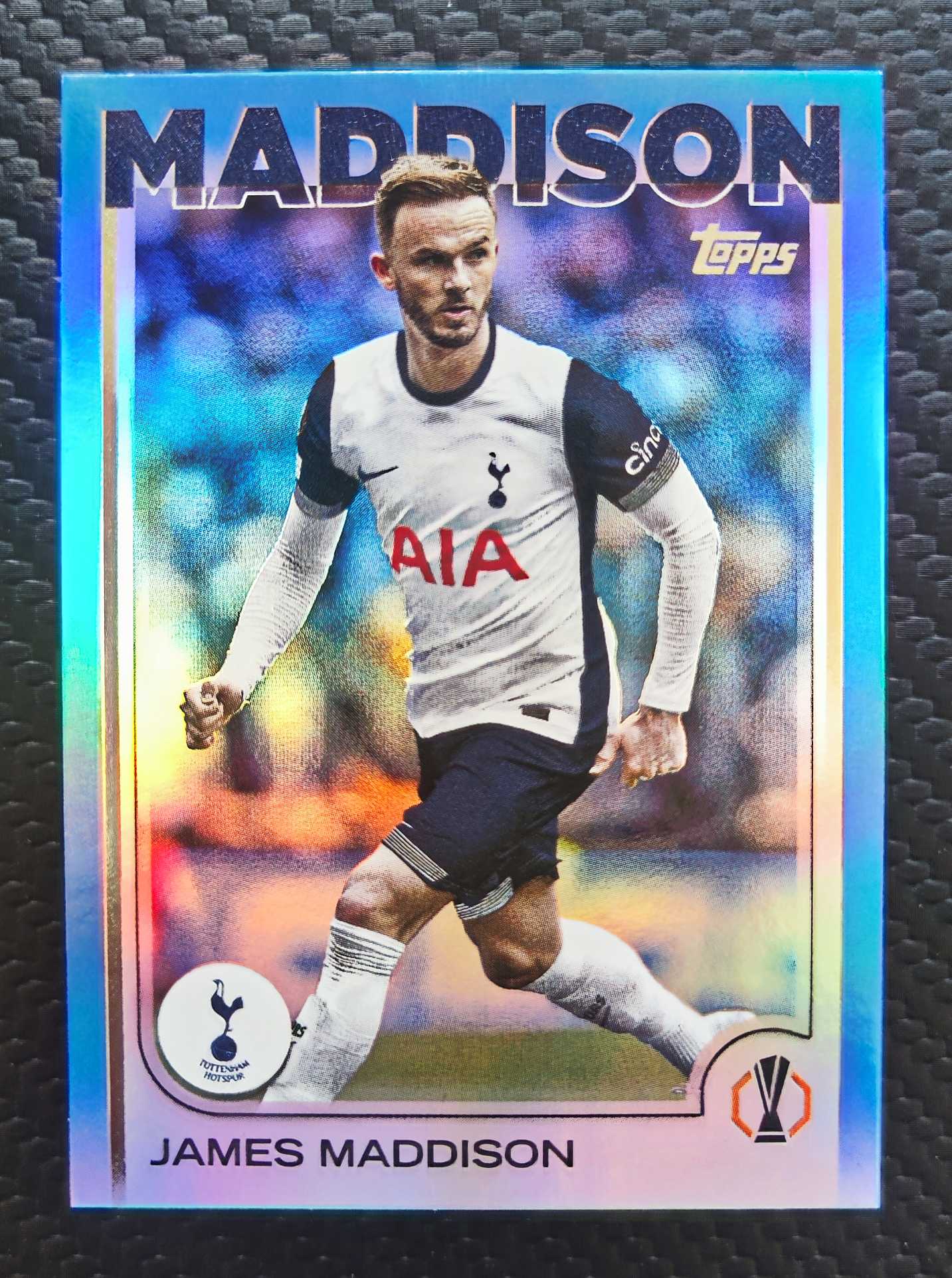2025 Topps ucc James Maddison 欧冠 英格兰 热刺 詹姆斯 麦迪逊 125编 蓝折射 实卡精美 卡品见图 阅读描述 ...