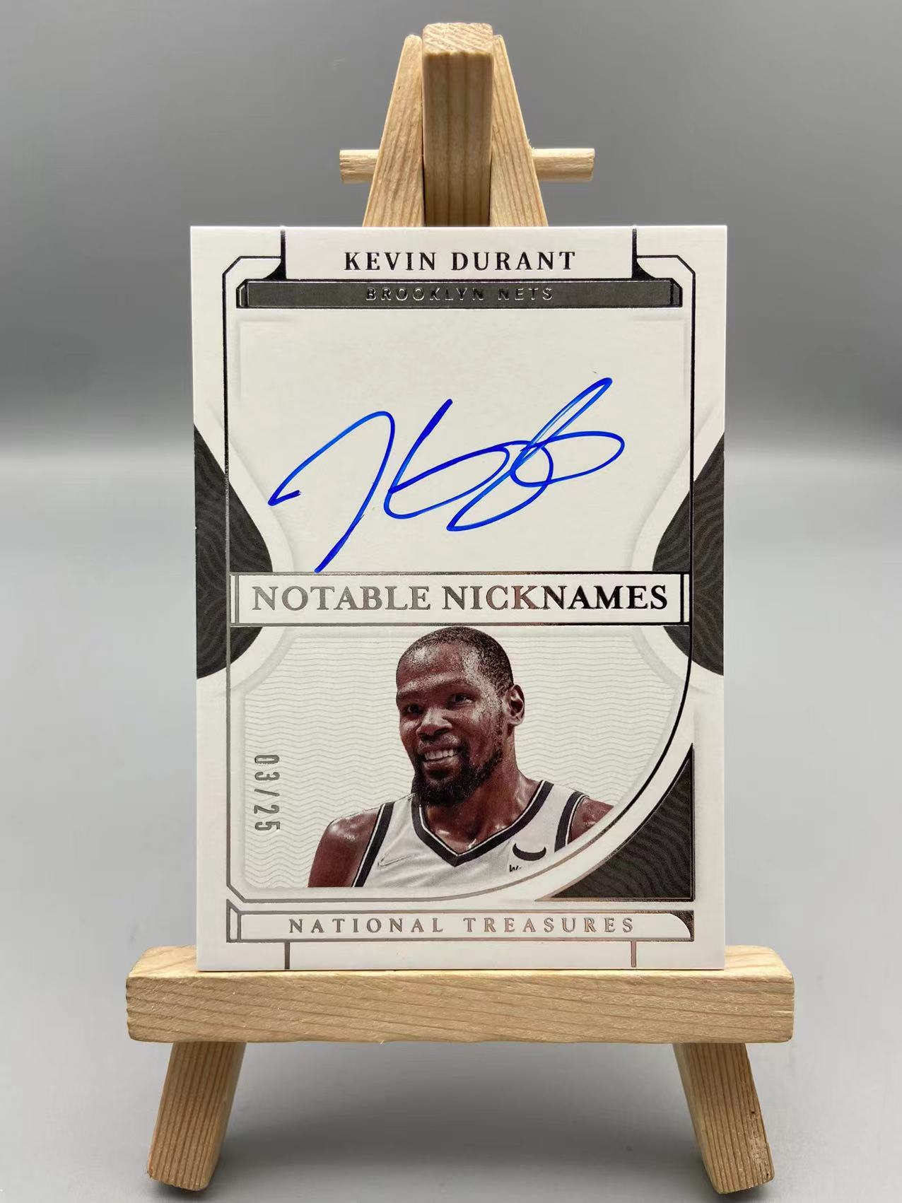 2021-22 Panini National Treasures Kevin Durant 【舒克卡社】国宝 篮网 KD 死神 凯文杜兰特 ...