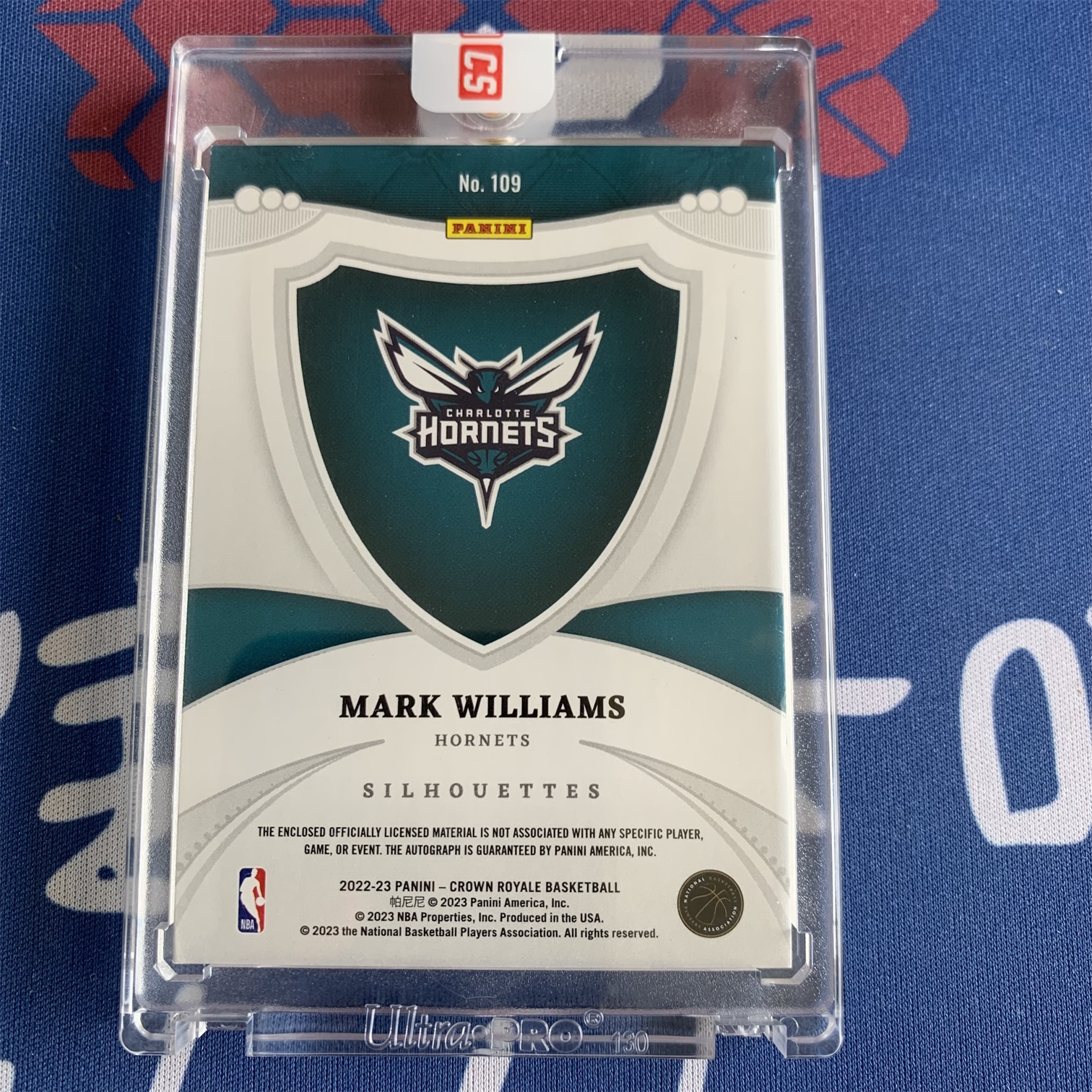 2022-23 Panini Crown Royale Mark Williams 【海宝】皇冠 黄蜂 新秀RC 马克威廉姆斯 199编 大窗 ...