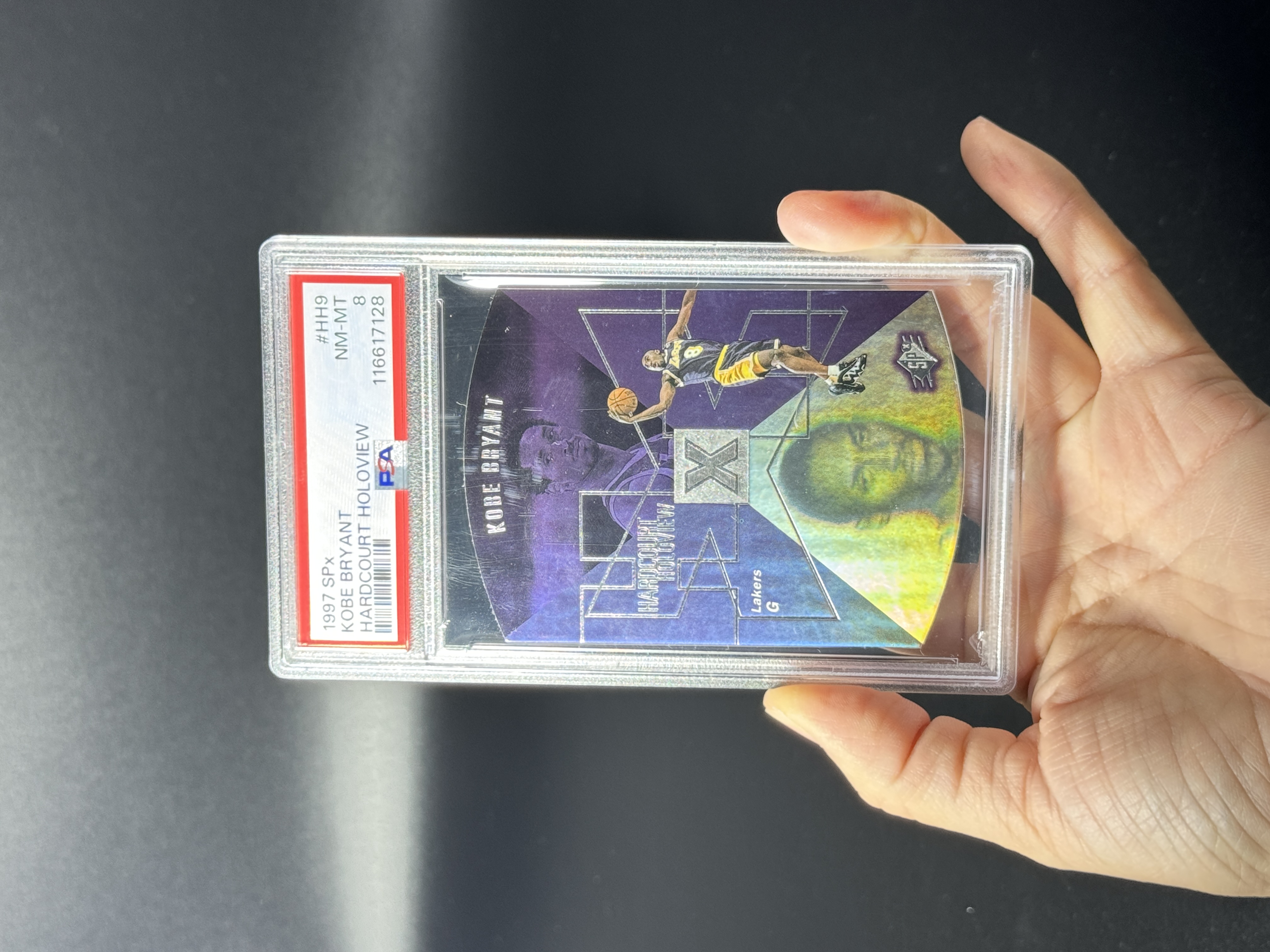 【喷子拍卖】1997-98 Upper Deck SPx Kobe Bryant 洛杉矶湖人 科比 布莱恩特 超经典老特 异形 3D折射效果 ...