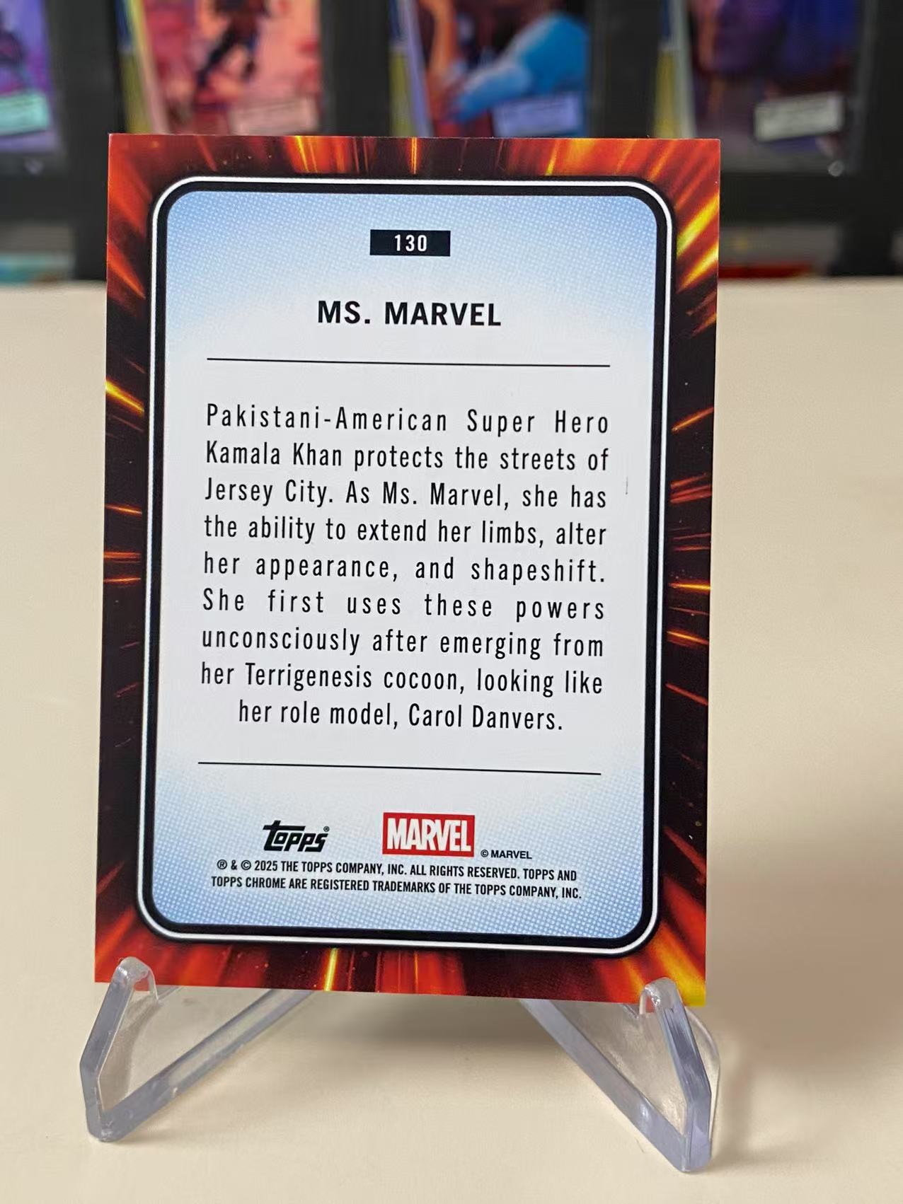 2025 Topps Marvel (MCU) Chrome 漫威 TC 低编30/40 惊奇女士 收藏专收 卡品如图 【 -KB 】 卡淘