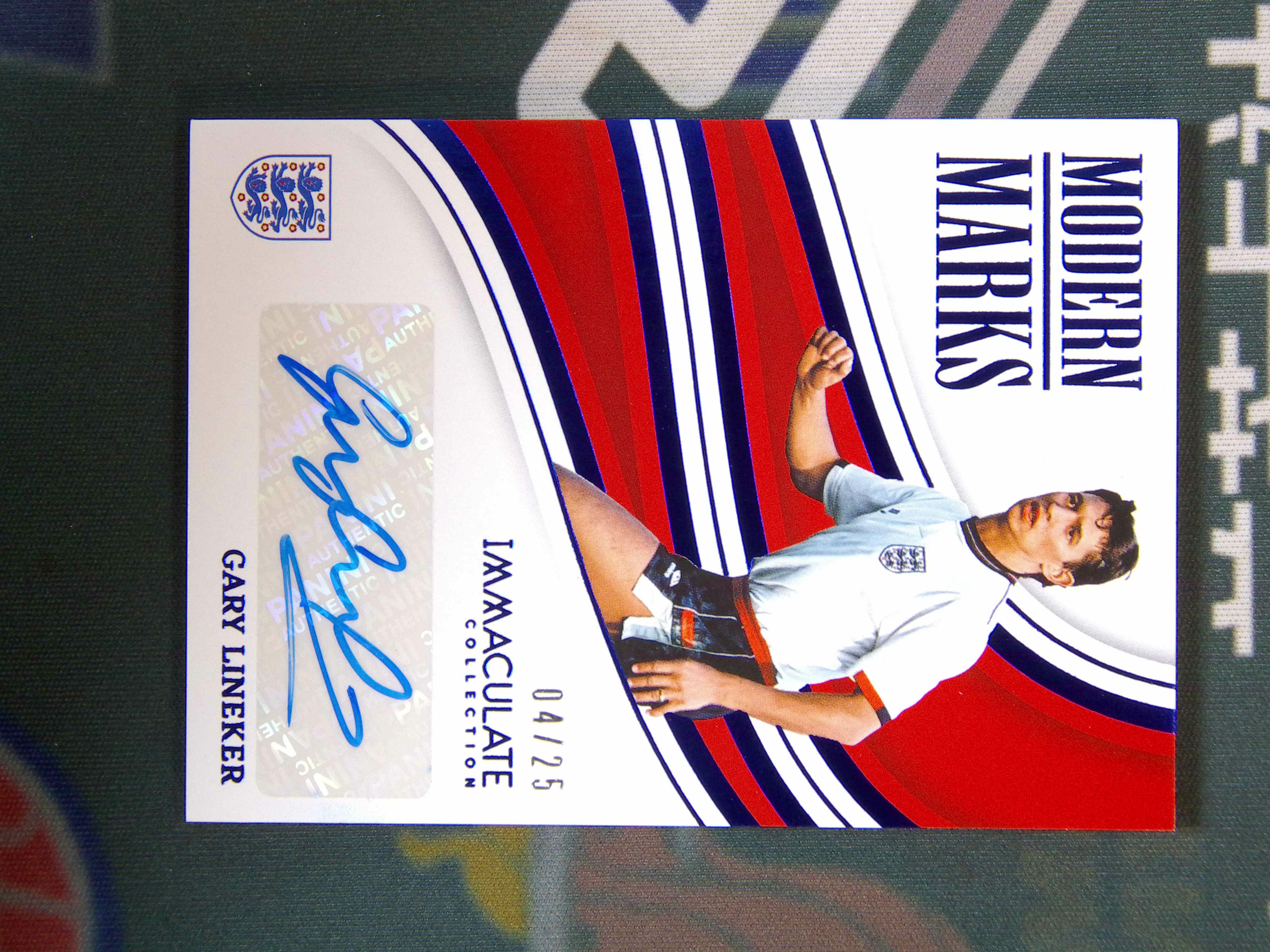 2023-24 Panini Immaculate Gary Lineker 【LZK 10ZR158】Imm 加里莱茵克尔 英格兰 热刺 ...
