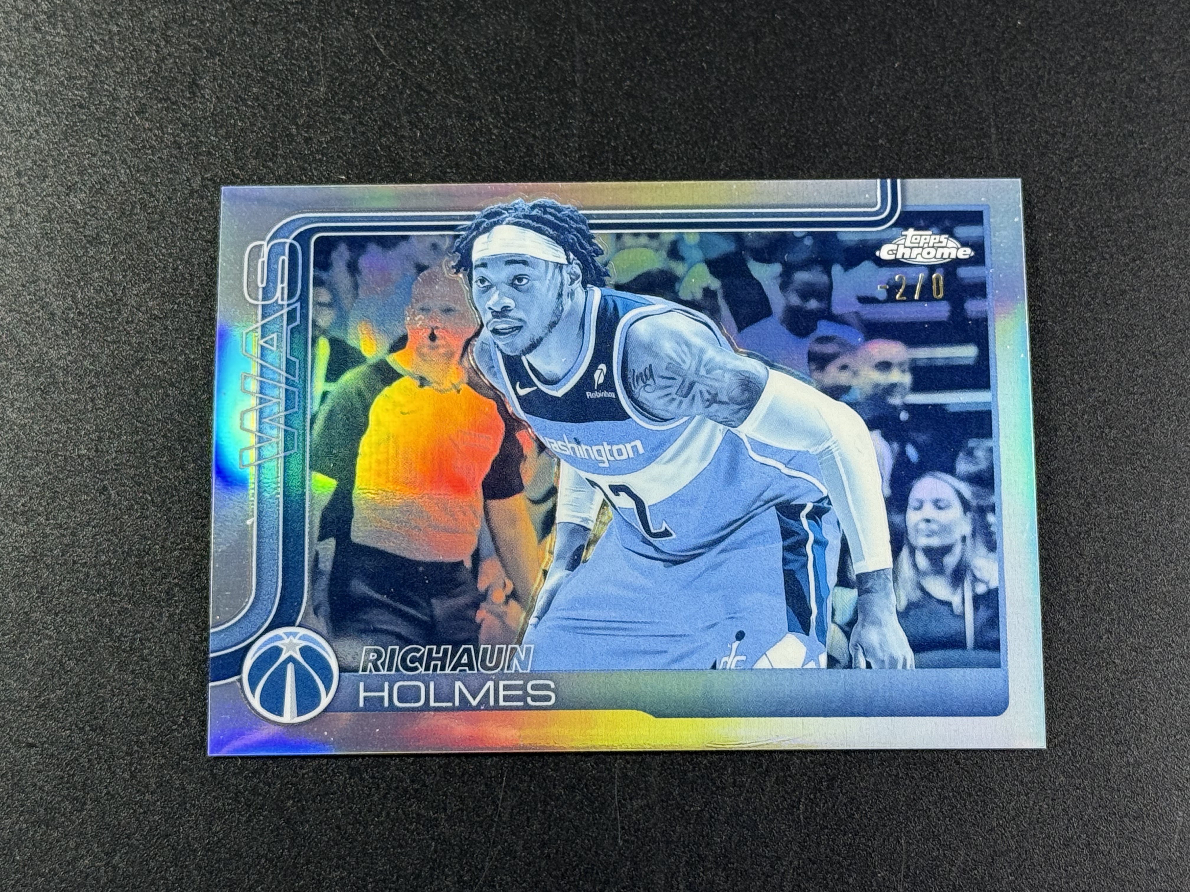 【喷子拍卖】2025-26 Topps Chrome Richaun Holmes 华盛顿奇才 福尔摩斯 霍姆斯 Frozen Fractor ...