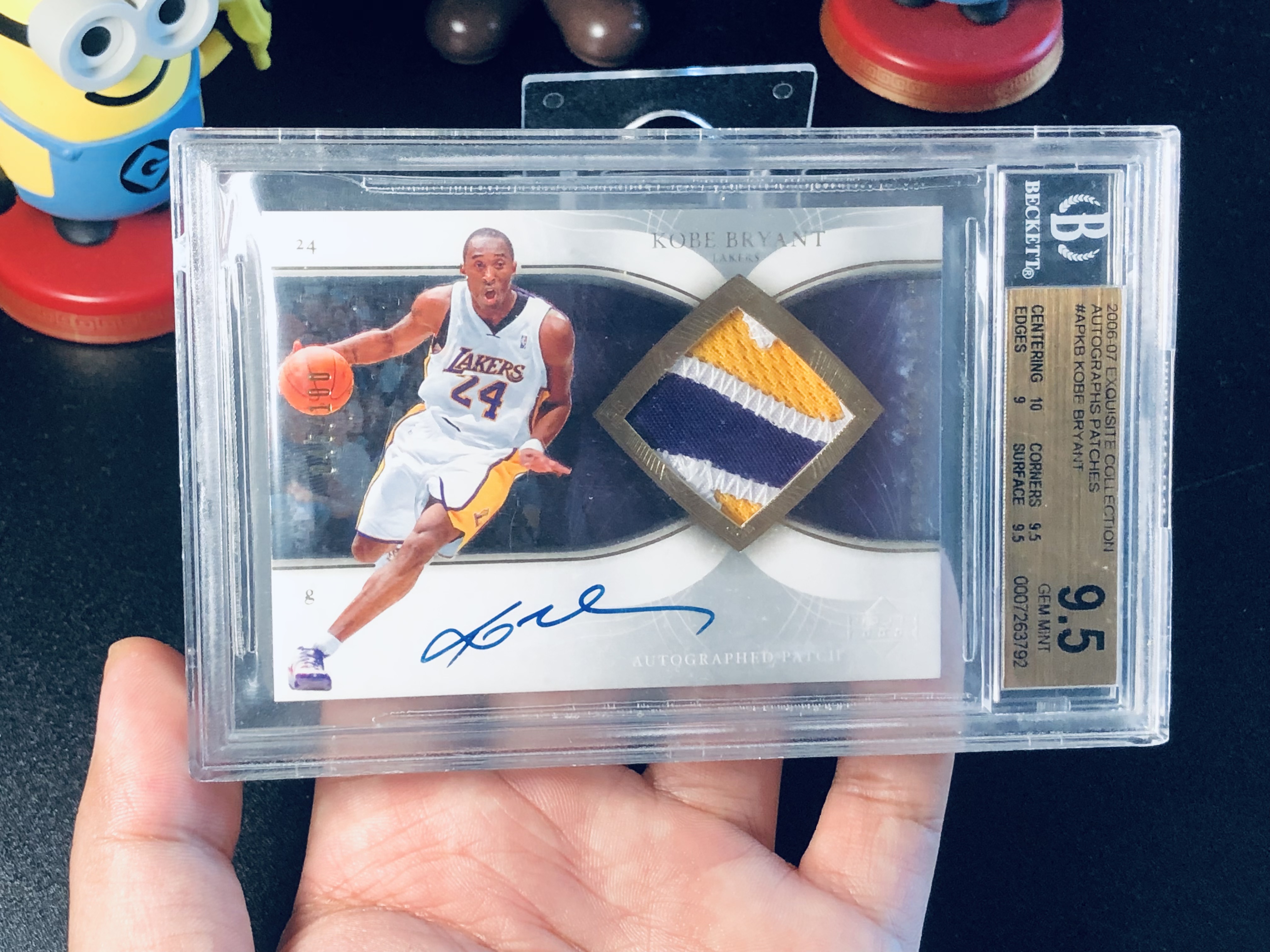 【喷子拍卖】2006-07 upper deck exquisite Kobe Bryant 木盒 洛杉矶湖人 科比 布莱恩特 patch ...