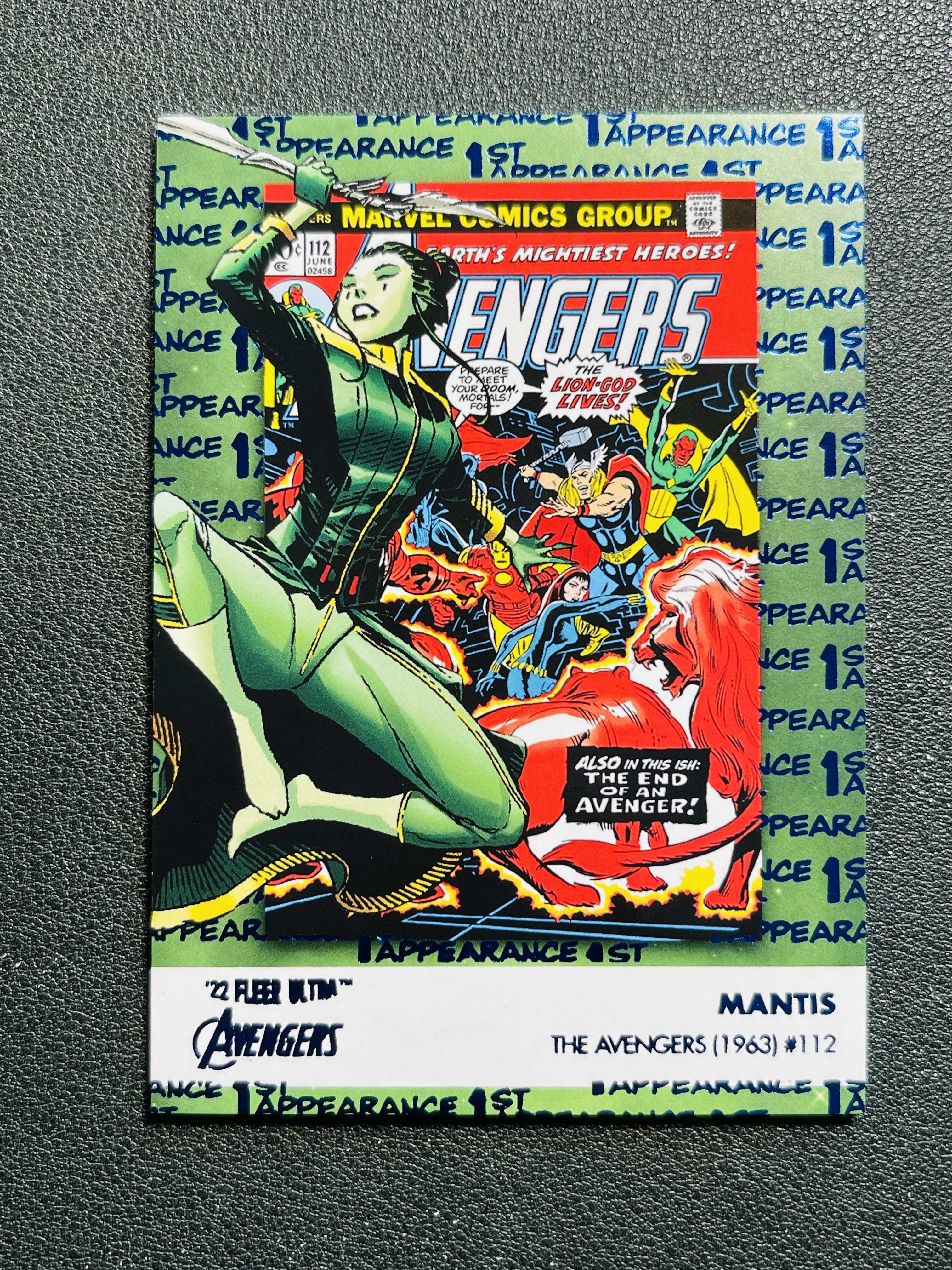 【CHILL官方代拍】星云147 2022 Upper Deck Fleer Ultra Avengers 漫威 复仇者联盟 Mantis ...