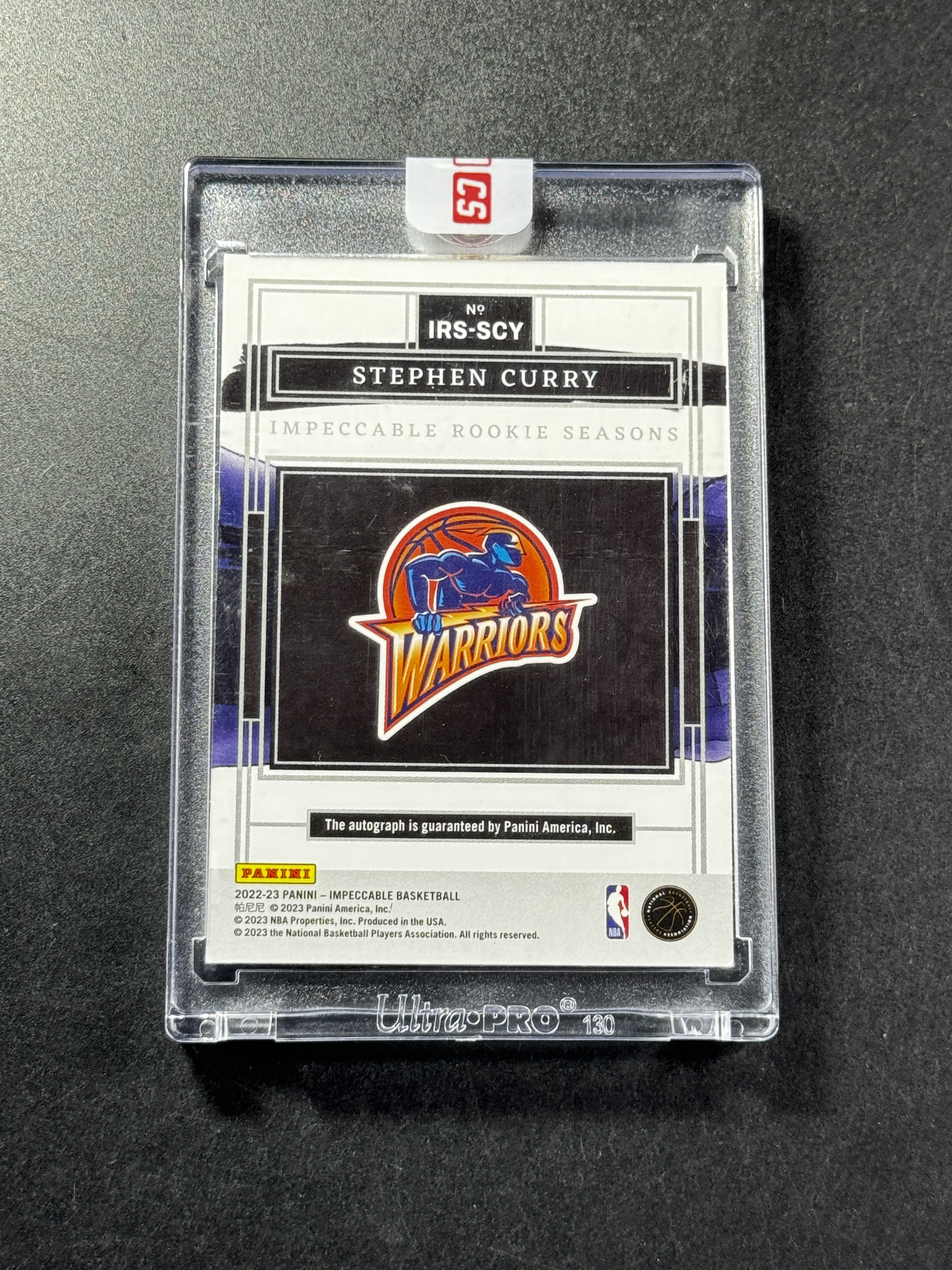 【喷子拍卖】2022-23 panini impeccable Stephen Curry 小真金白银 金州勇士 斯蒂芬 库里 新秀赛季年份 ...