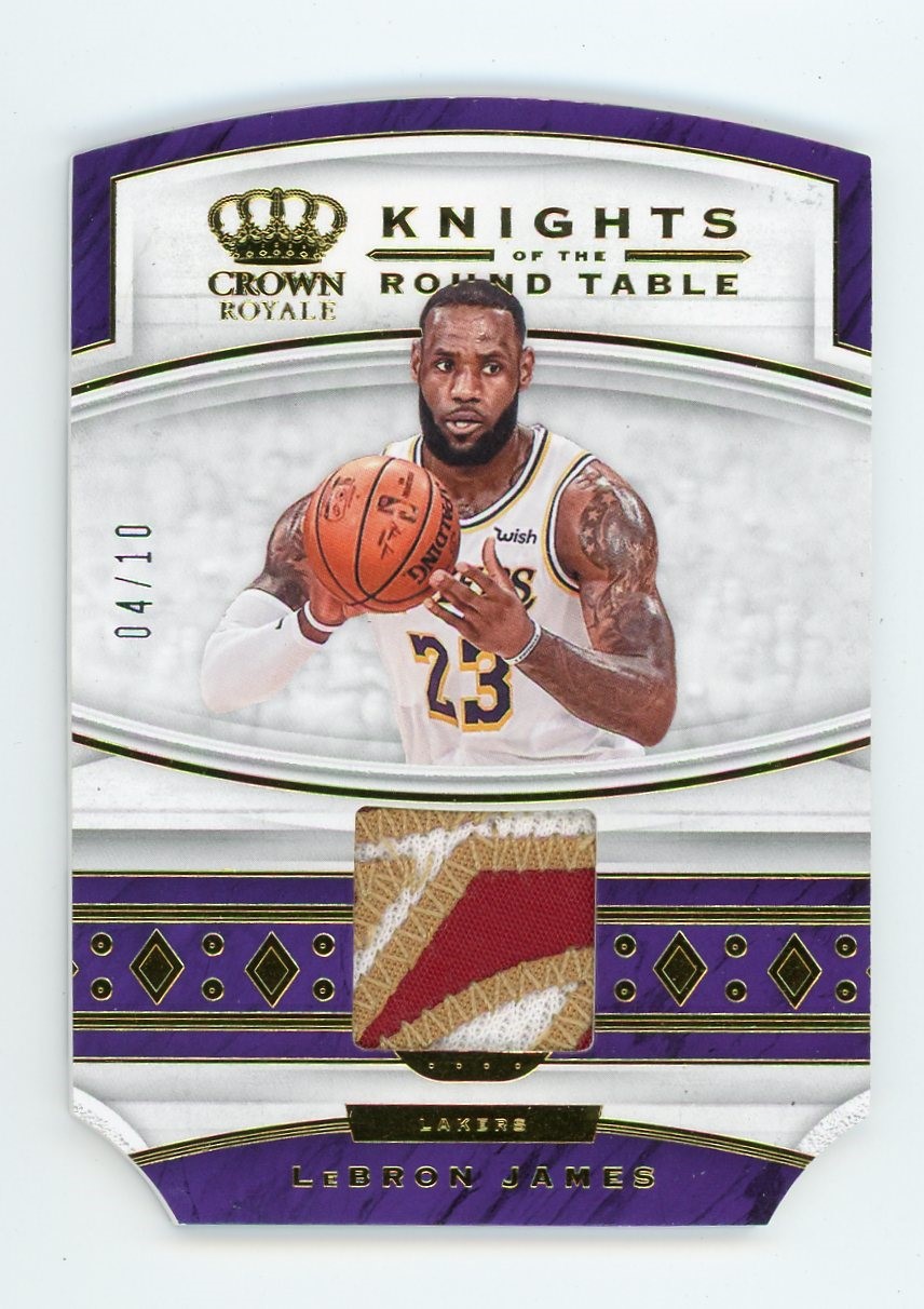 2019-20 Panini Crown Royale Basketball LeBron James Knights Round Table ...