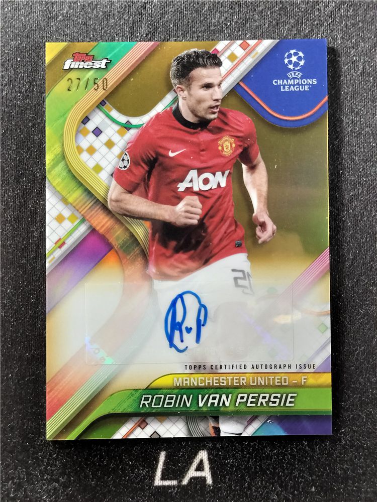 【LA拍卖】2024-25 Topps Finest UCC Robin Van Persie 欧冠 费耶诺德 罗宾 范佩西 荷兰 阿森纳 ...