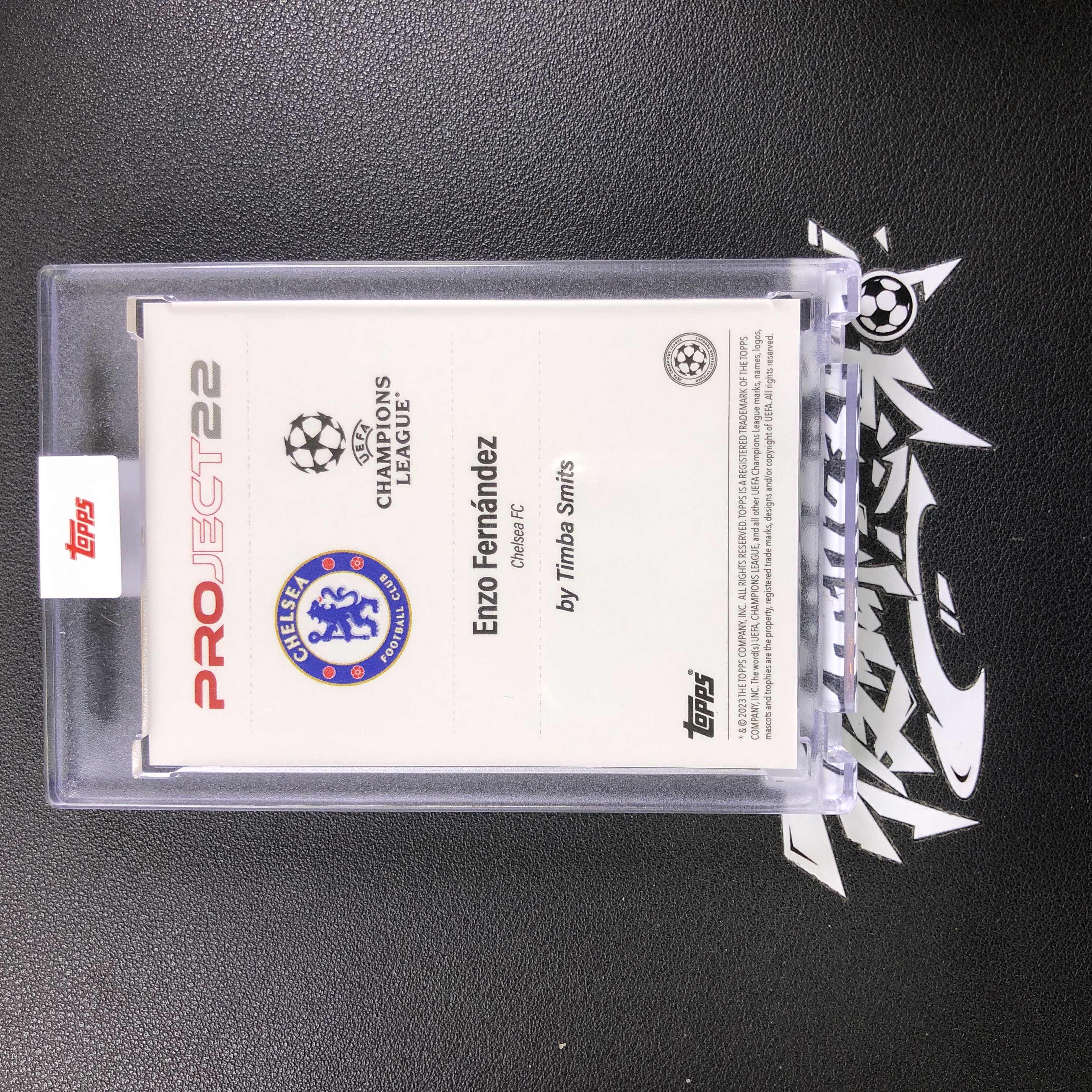 【怒射拍卖 接代卖】拔脚屁二F20 2022 topps project 22艺术家联名油画 恩佐 切尔西 欧冠 阿根廷 本菲卡 第38期 原封砖 顺丰寄付细节图已拍 卡淘