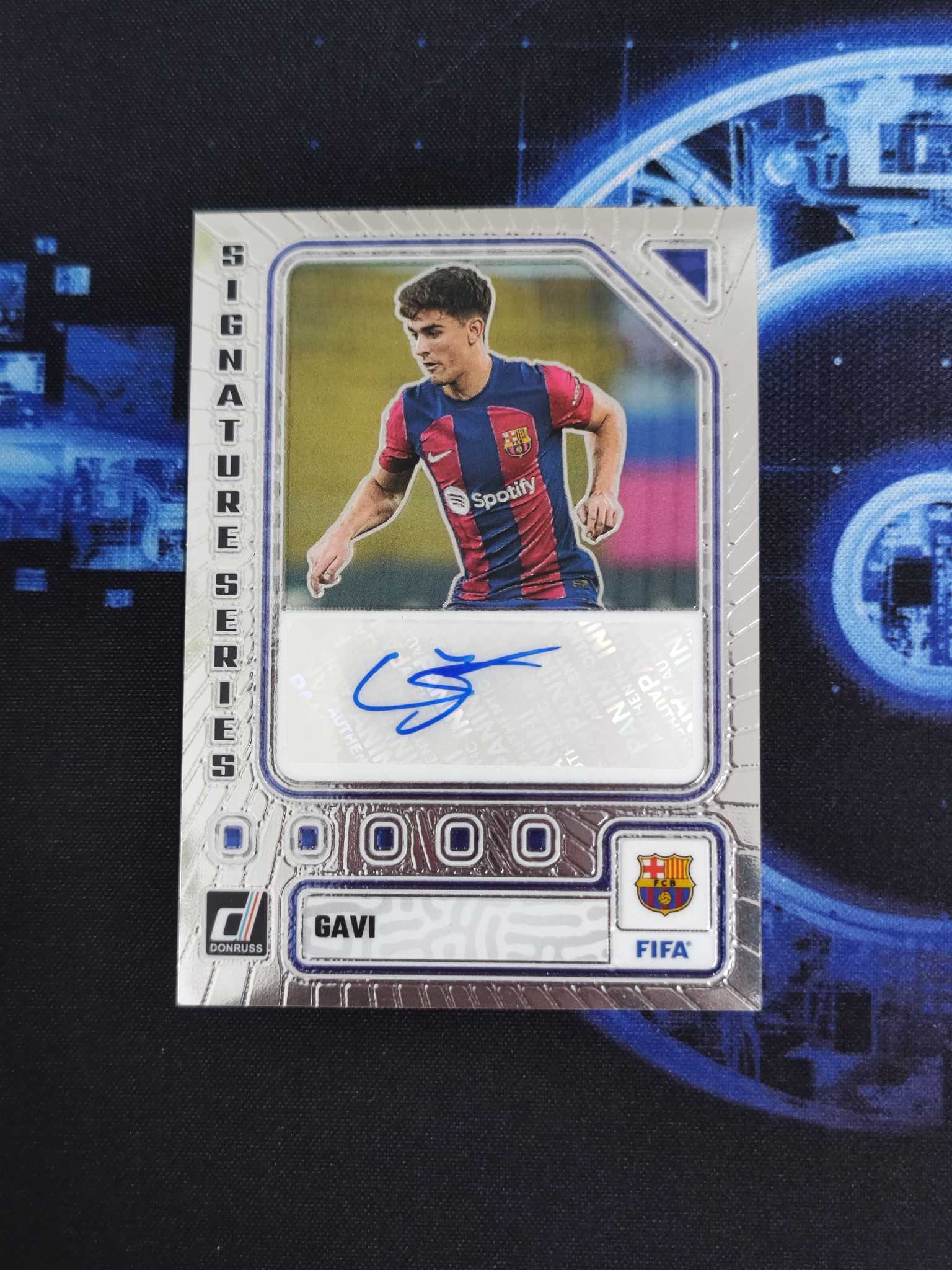 2023-24 Panini Donruss Gavi 杜蕾斯 加维 西班牙 巴塞罗那 signature series SS签 银折 签字 ...