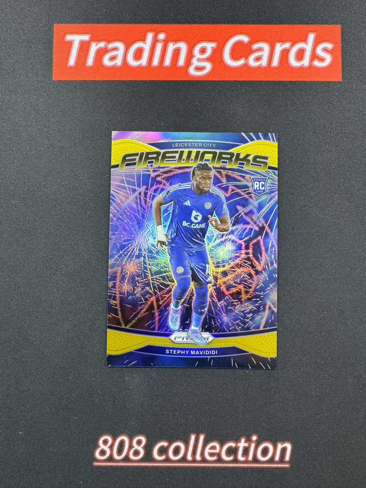 2024-25 Panini Prizm Mavididi RC [808零手续] 末年英超pz 马维迪迪 新秀 莱斯特城 尾编 10/10编 ...