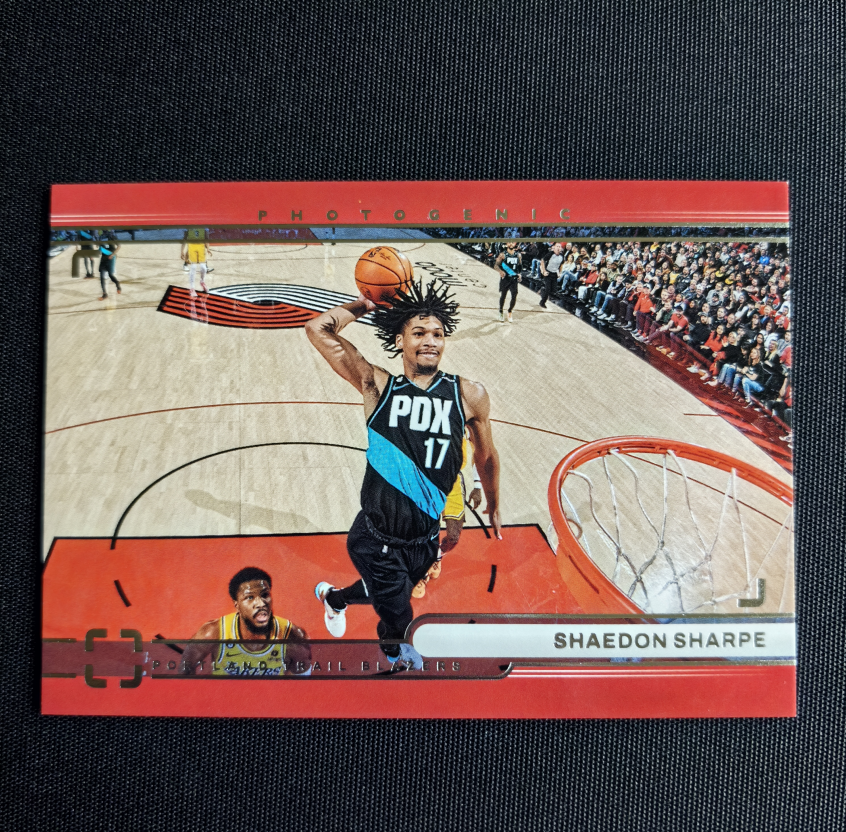 2022-23 Panini Photogenic Shaedon Sharpe RC 【盛世代拍】上镜系列 开拓者 谢登 夏普 新秀 灌篮 ...