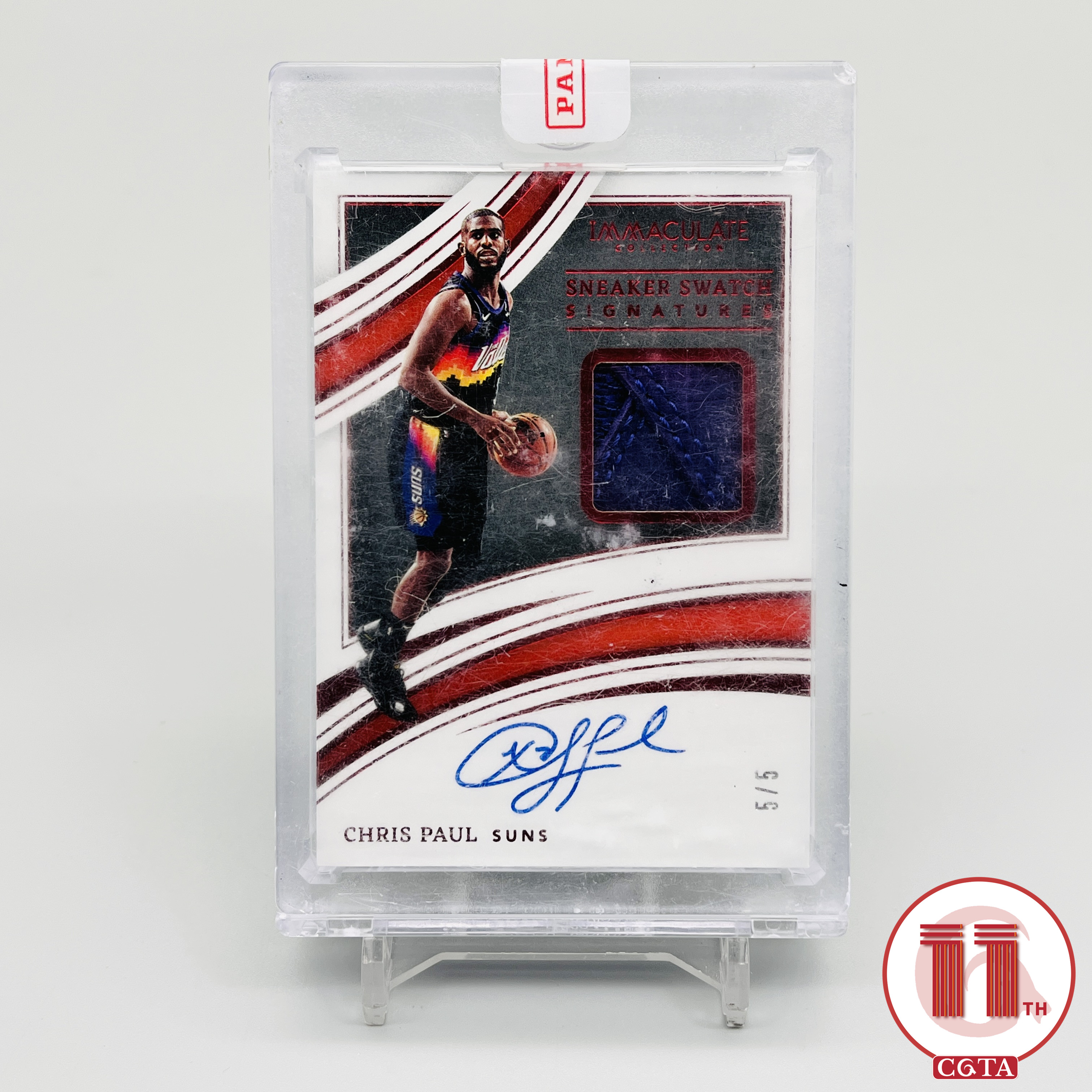 【GTA越秀山5编专区】2021-22 Panini Immaculate 太阳 控卫之神 克里斯保罗 5/5编 尾编 红折 落场版 ...