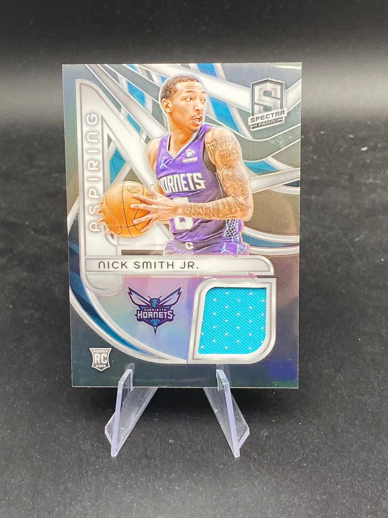 2023-24 Panini Spectra Nick Smith Jr. RC 【欧卡体育】光谱 新秀 小尼克 史密斯 小窗球衣 物料 ...