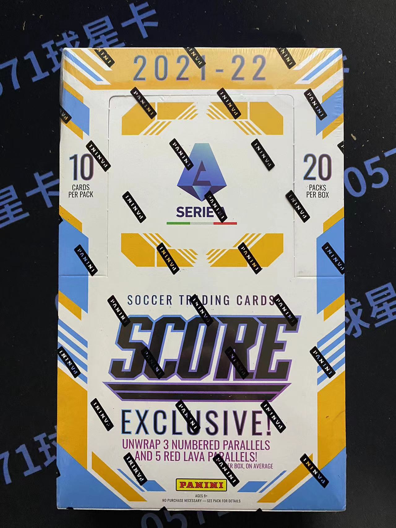 2021-22 Panini Score SerieA Soccer 【只发顺丰】意甲原封盒 每盒20包保3张带编5张独占折射 博马拉多纳C罗 ...