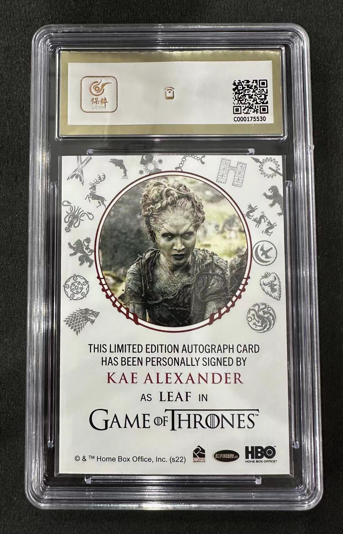 【长安代卖】2022 HBO Game of Thrones 权力的游戏 权游 Kae Alexander 红笔签名 卡签 森林之子 BCTC ...