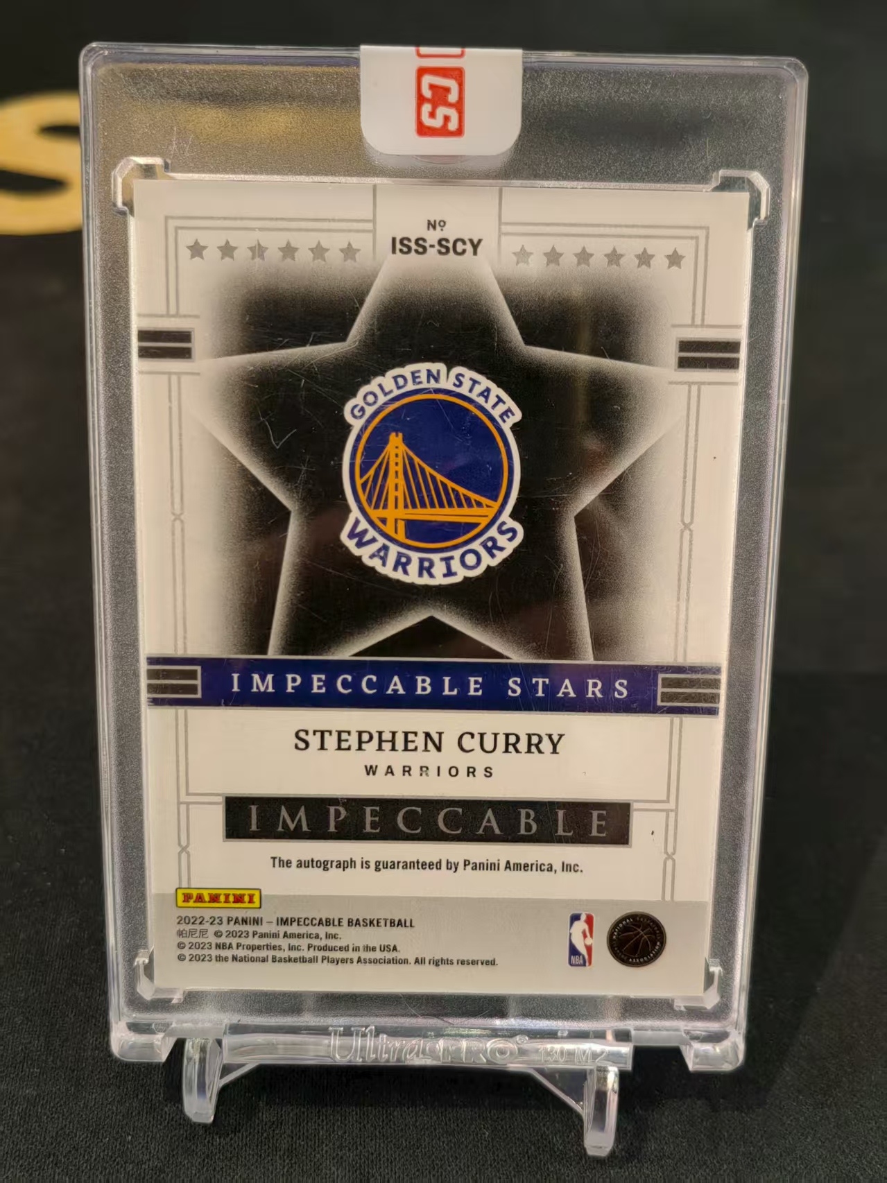 2022-23 Panini Impeccable Stephen Curry 【悟吉塔代拍】小真金 勇士 斯蒂芬 库里 /25编 签字 卡签 ...