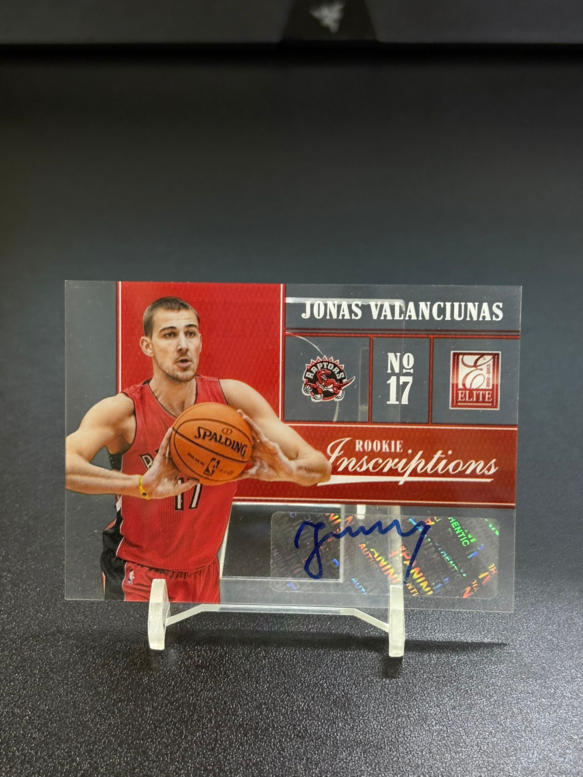 【浩行拍卖 截标预付82%】2012-13 panini elite jonas valanciunas 精英 猛龙 约纳斯 瓦兰丘纳斯 rc ...