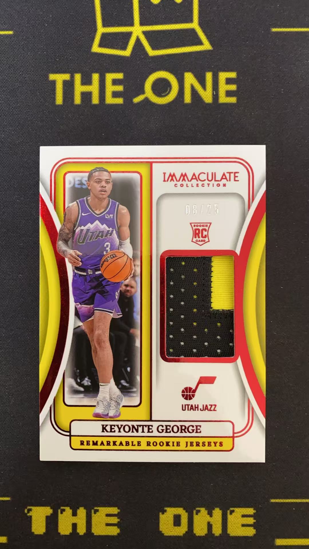 2023-24 Panini Immaculate Keyonte George RC 【TheOne】基昂特 乔治 猪猪侠 爵士新秀 IMM ...
