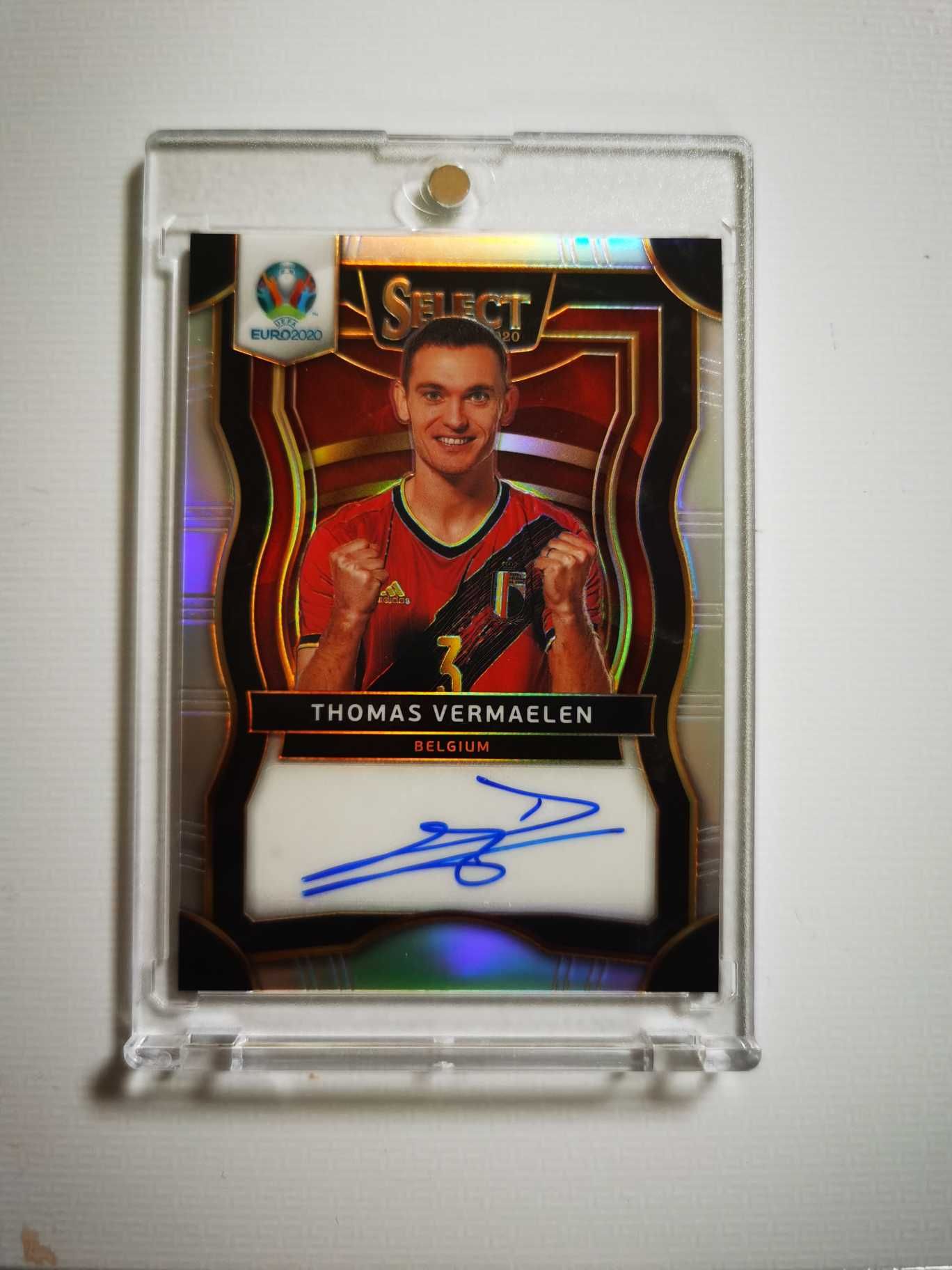 2020 Panini Select Thomas Vermaelen 帕尼尼 select 荷兰 英超 阿森纳 维尔马伦 银折 签字 卡淘