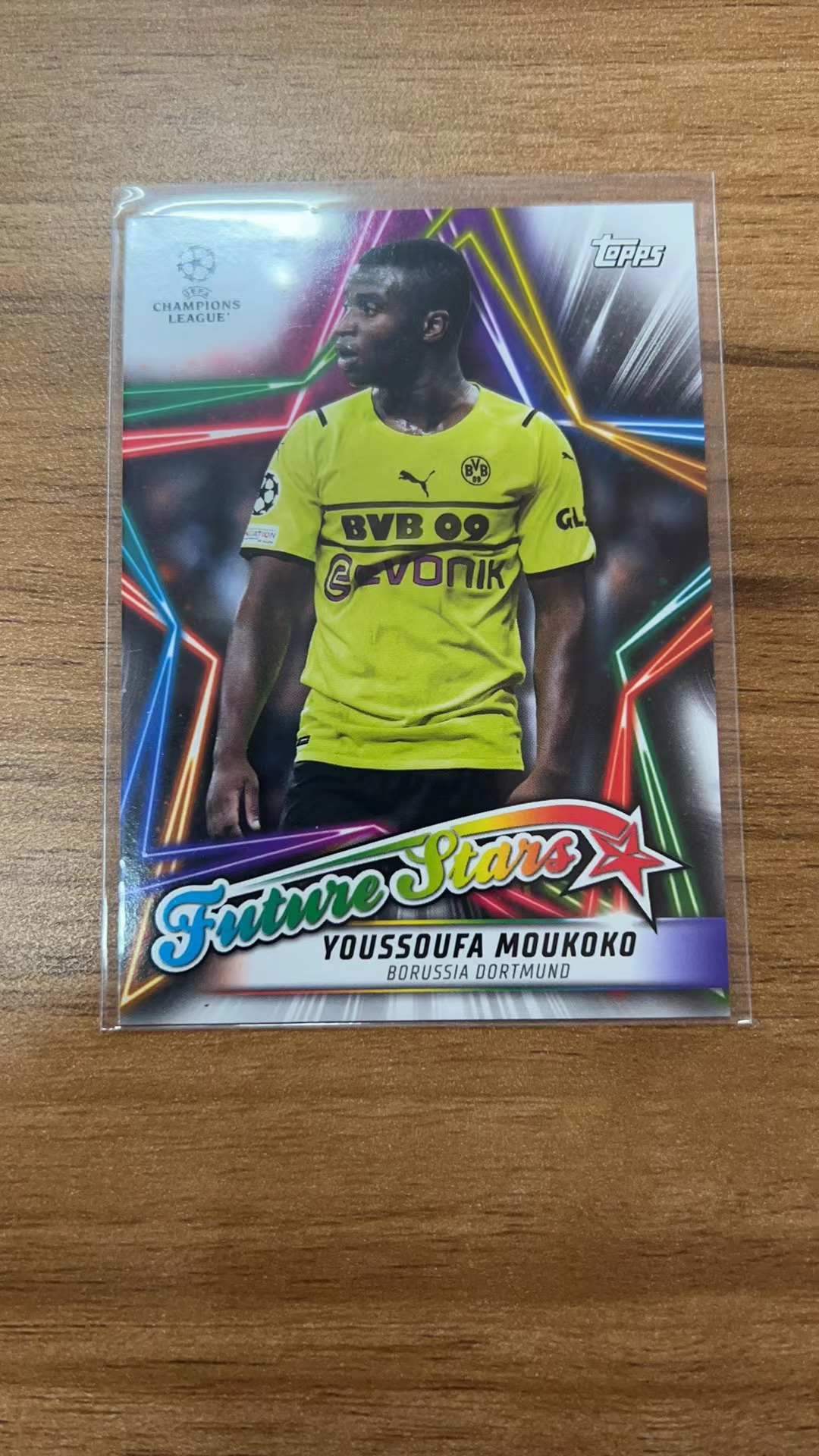 2022 Topps Chrome Youssoufa Moukoko 欧冠 多特蒙德 穆科科 Future Stars 未来之星特卡 卡品如 ...