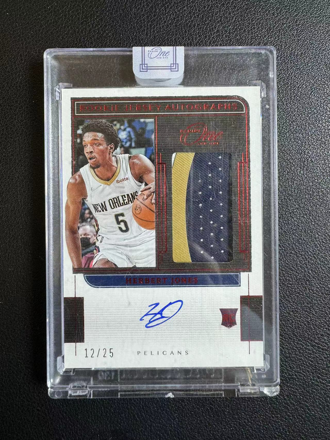 2021-22 Panini One and One Herbert Jones RC 赫伯特琼斯 鹈鹕 新秀 oao RPA 球衣物料 签字 ...