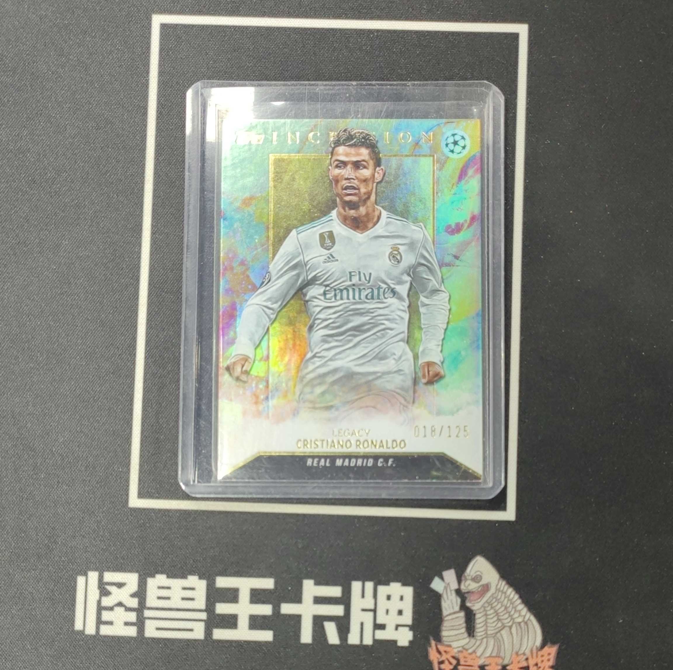 （怪兽拍卖）GSW-B98 足球2023-24 Topps Inception Cristiano Ronaldo 欧冠 盗梦空间 皇马 ...