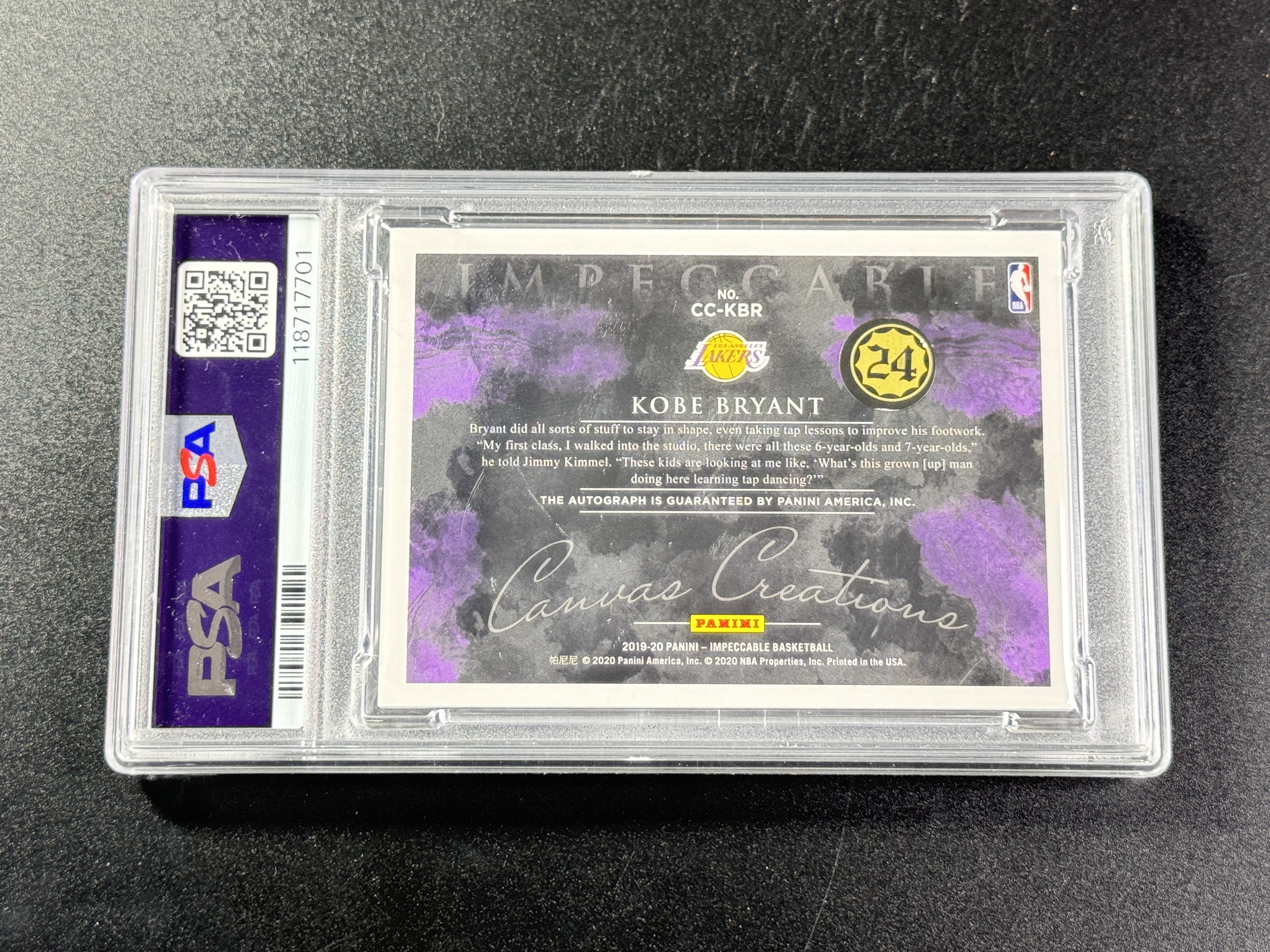 【喷子拍卖】2019-20 panini impeccable Kobe Bryant 小真金白银 洛杉矶湖人 科比 布莱恩特 签字 15编 ...