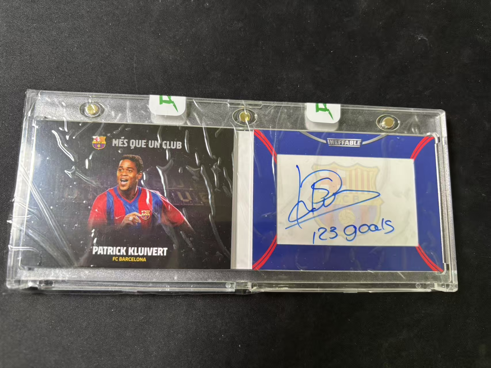 2023 DAKA 巴萨队盒 Patrick Kluivert 巴萨队盒 巴塞罗那 帕特里克 克鲁伊维特 4/50编 签字 签名 铭文签 卡签 ...