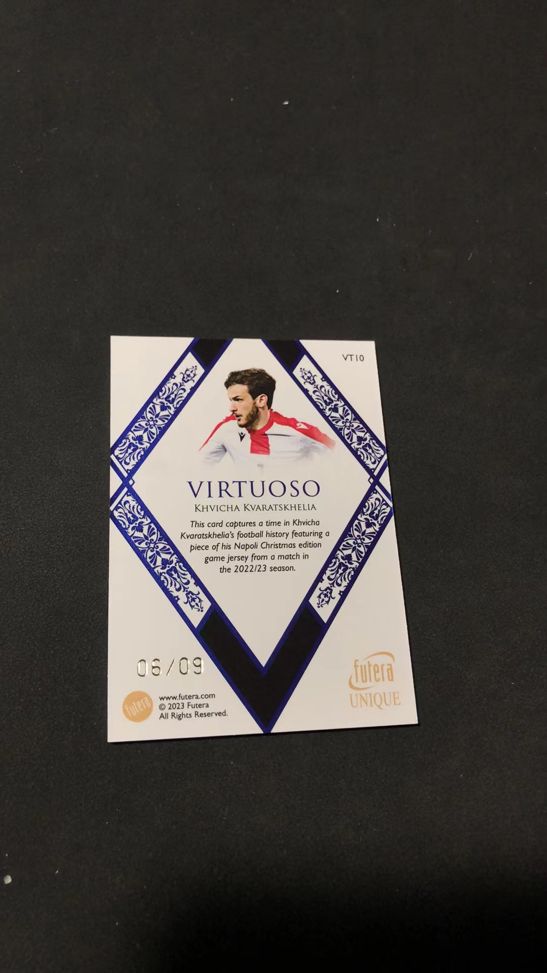 2023 Futera Futera Unique KHVICHA KVARATSKHELIA 福特拉 格鲁吉亚 克瓦拉茨赫利亚 6/9编 ...