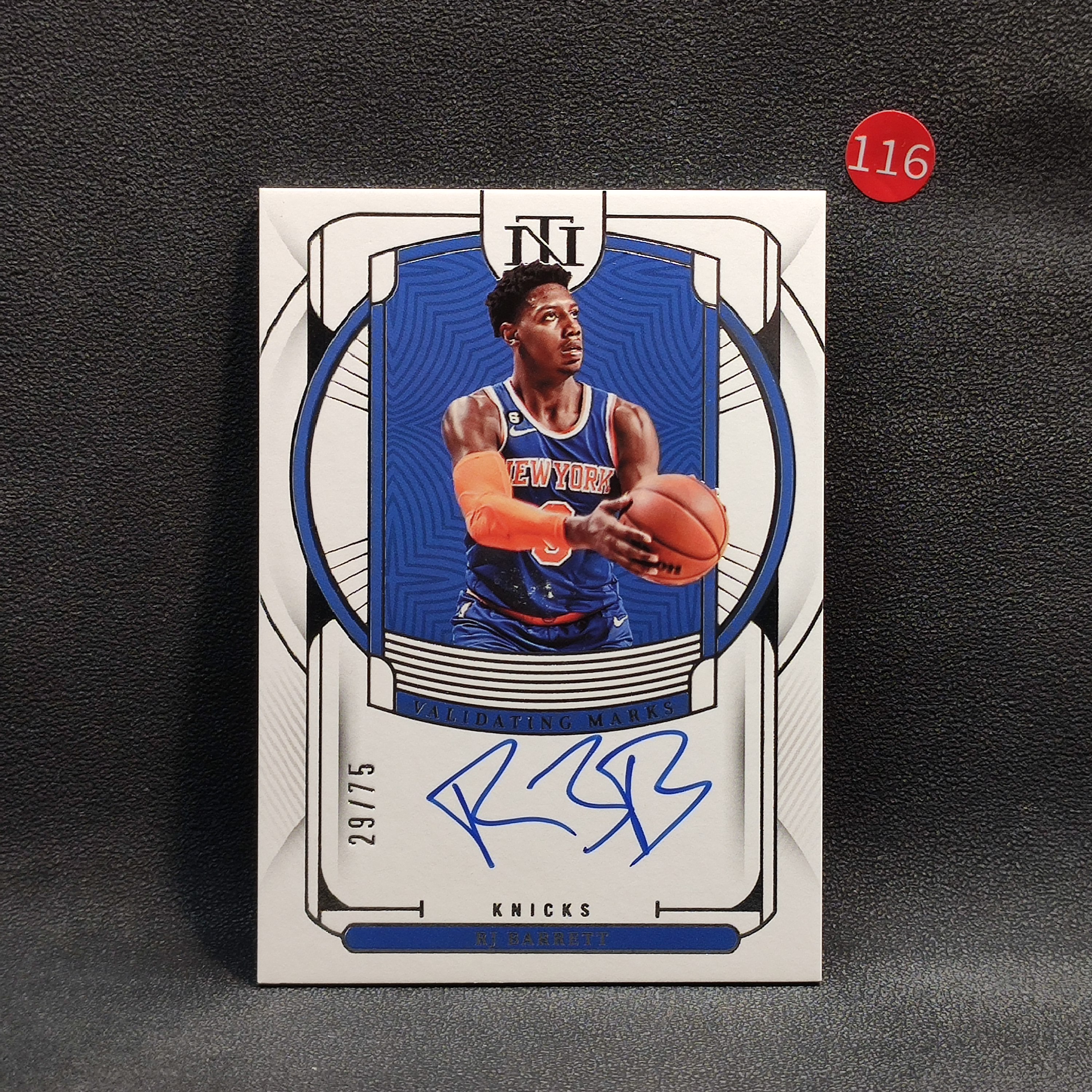 【大腿代卖提前预付80%】RJ Barrett RJ巴雷特 2022-23 National 国宝 /75编带编限量 签字 卡签 尼克斯 ...