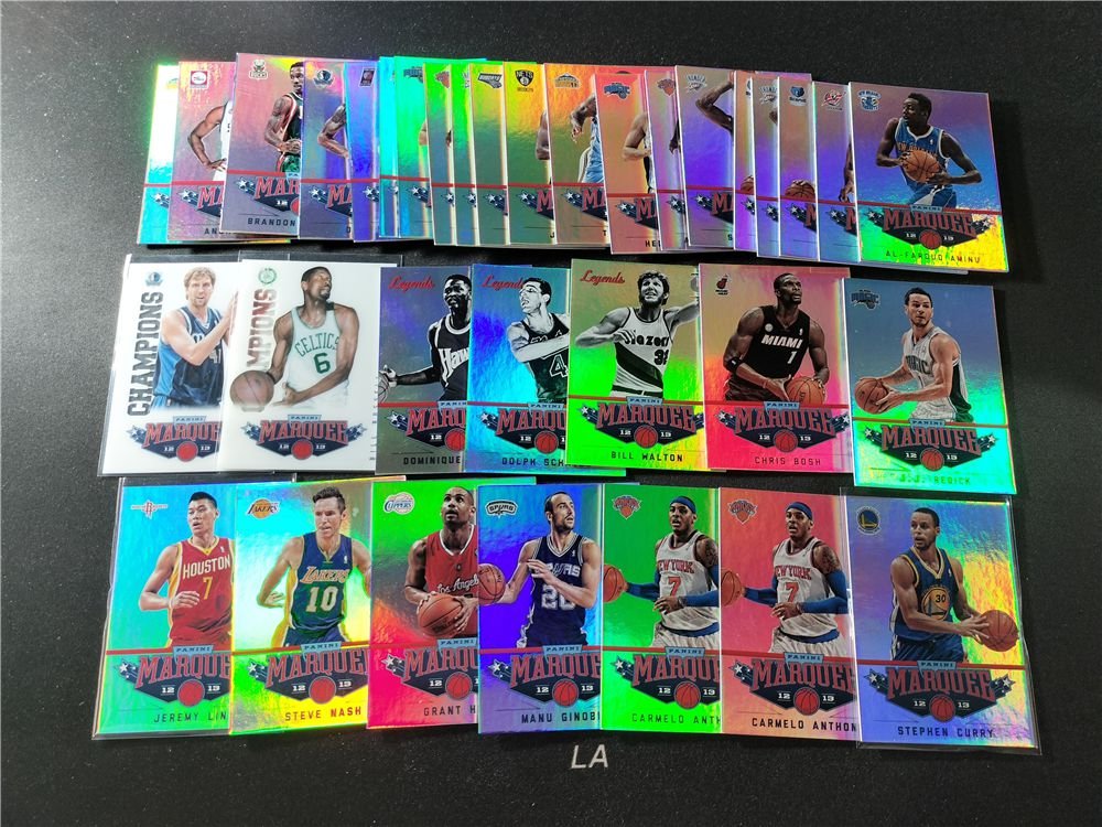 【LA拍卖】2012-13 Panini Marquee 马奎系列 斯蒂芬 库里 安东尼 甜瓜 吉诺比利 格兰特 希尔 林书豪 史蒂夫 纳什 ...