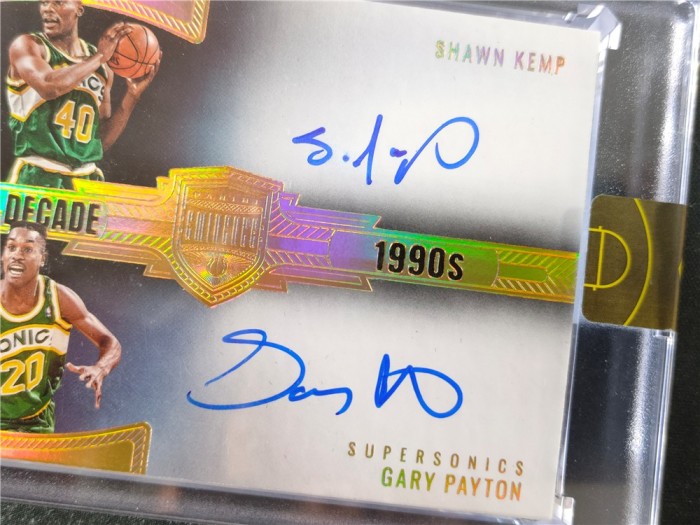 【la拍卖精品】21 22 Panini Eminence Gary Payton 大真金白银 加里 佩顿 西雅图超音速队名宿 肖恩 坎普