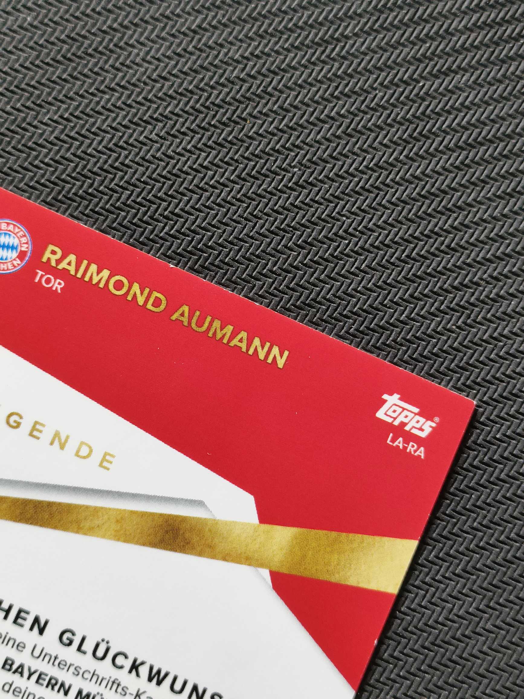 【太子拍卖 接代卖】不累计2021Topps 拜仁队盒 名宿门将 雷蒙德 奥曼 传奇签字 专收队蜜必备 错过拍大腿！背边微白 mrh 卡淘