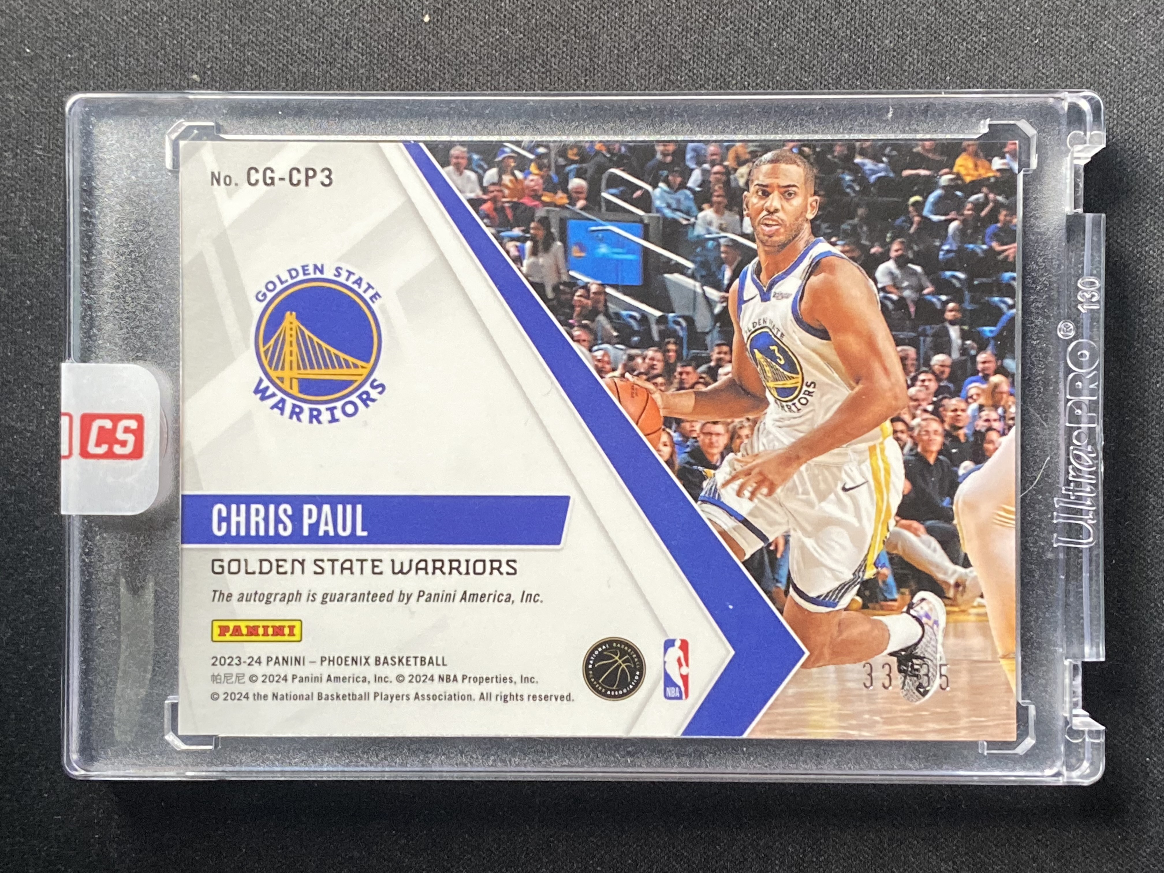 2023-24 Panini PHOENIX Chris Paul 凤凰 勇士 克里斯 保罗 CP3 /35编 签字 签名 折射 专收必备 ...