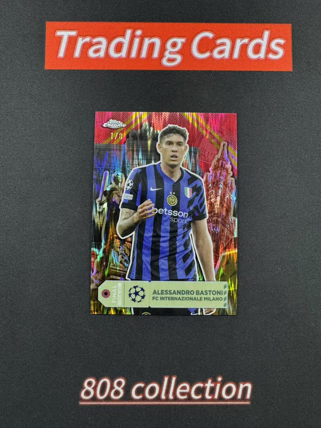 2024-25 Topps Chrome Alessandro Bastoni [808零手续] 欧冠tc 巴斯托尼 首编 1/8编 红包折 ...