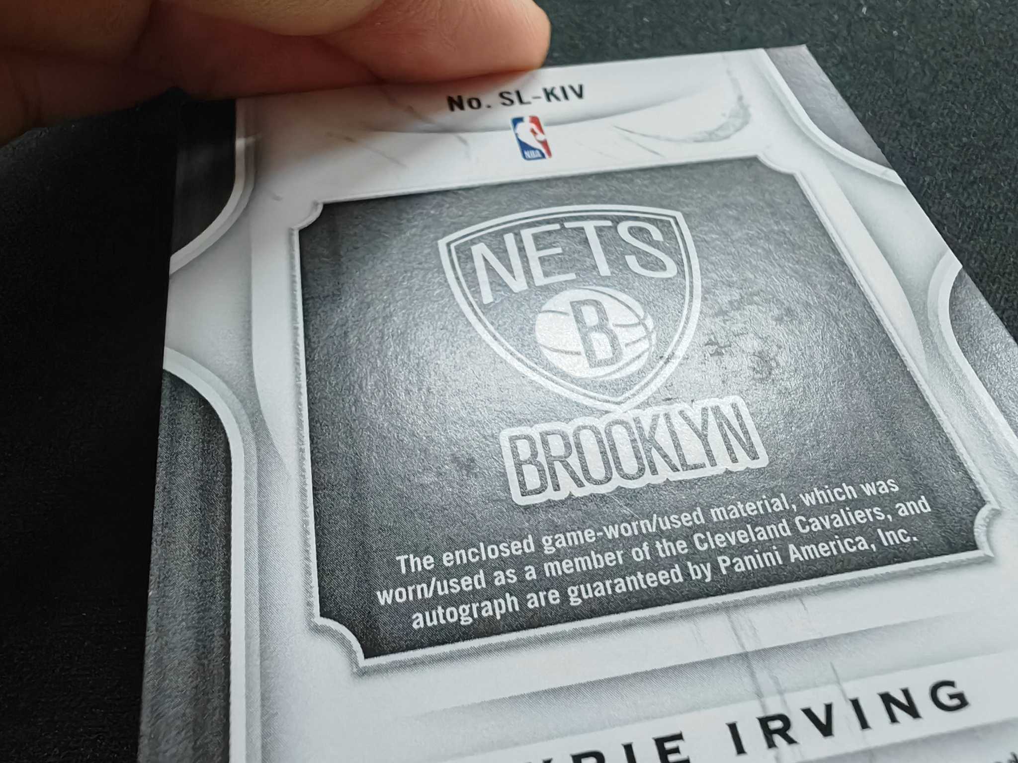 2019-20 Panini Crown Royale Kyrie Irving SC球星卡 皇冠 篮网 凯里欧文 剪影 球衣 物料 签字 卡 ...